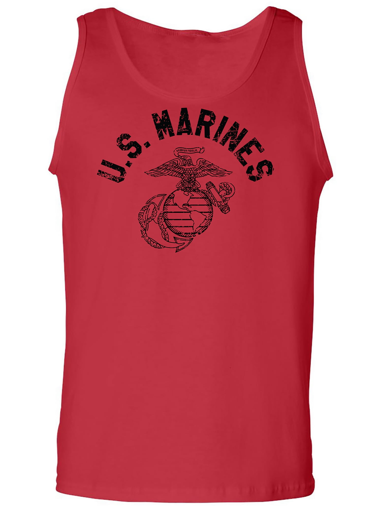 U.S. Marines Vintage Arch Black Ink Adult Tank Top - Walmart.com