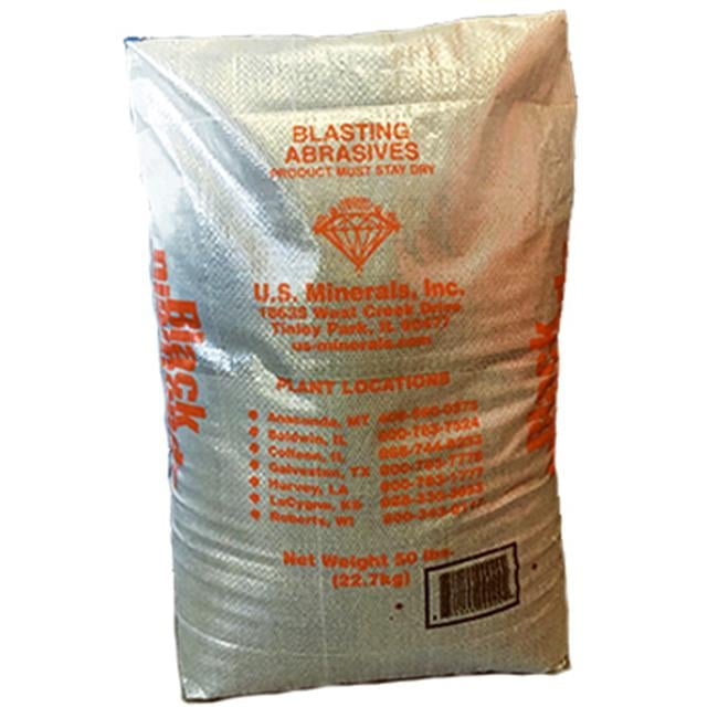 U S Minerals 230840 50 lbs Black Diamond Fine Blend Coal Slag - Fine ...