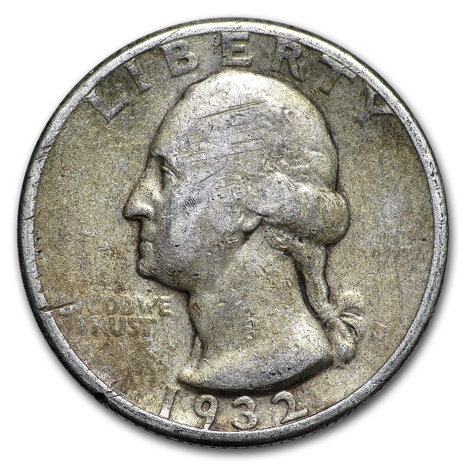 U.S. Mint 1932 Washington Quarter, John Flanagan Design, Good/Fine ...