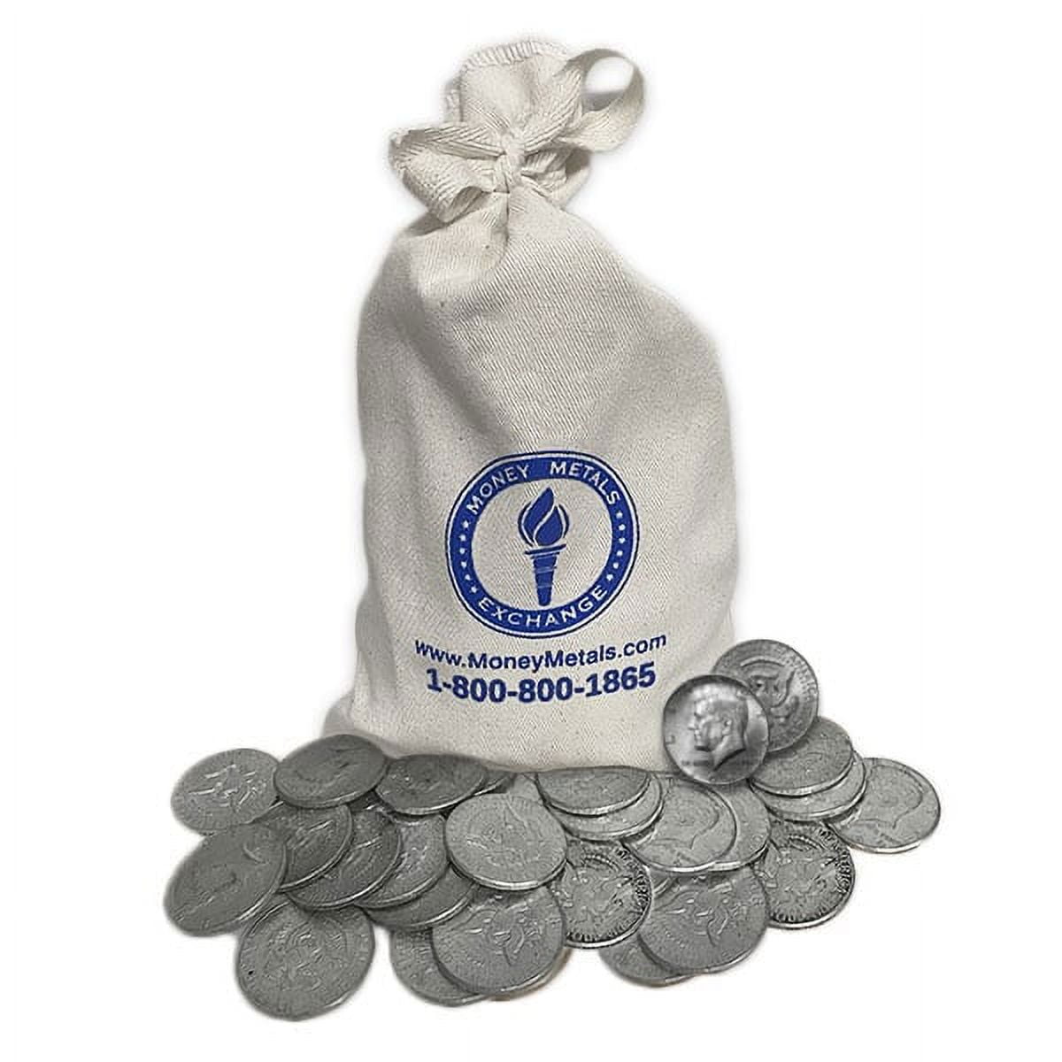 U.S. Mint $5 Kennedy Half Dollars 1964 Bag, 90% Silver Bullion (.715 oz ...