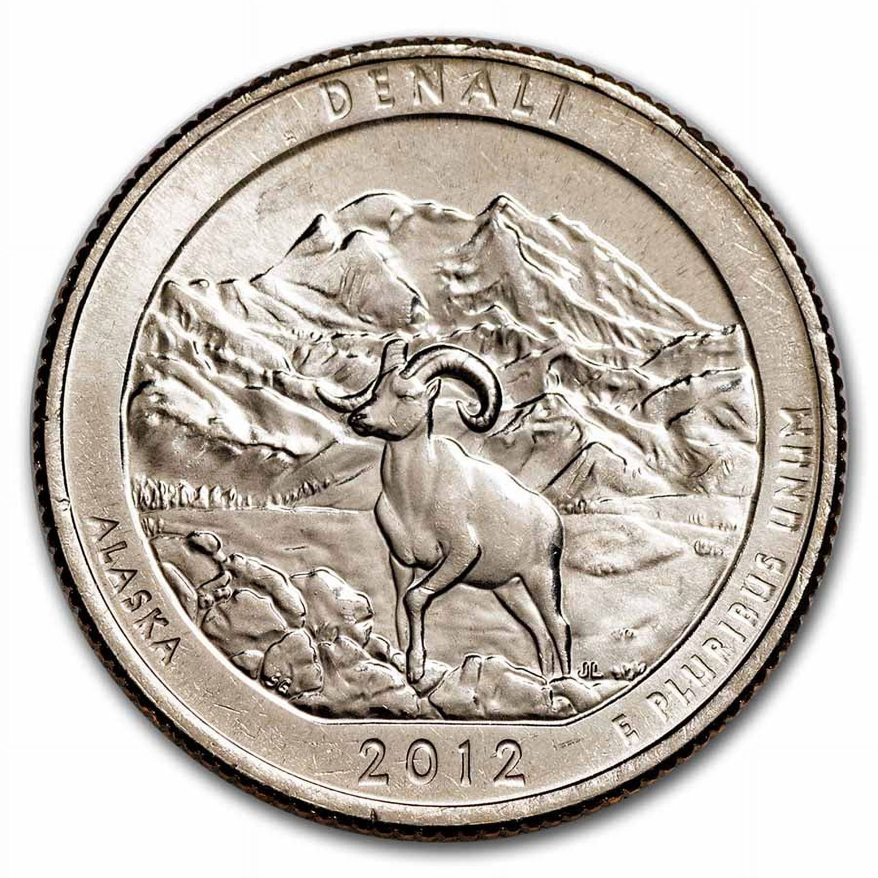 U.S. Mint 2012-P Denali National Park Quarter, Brilliant Uncirculated ...