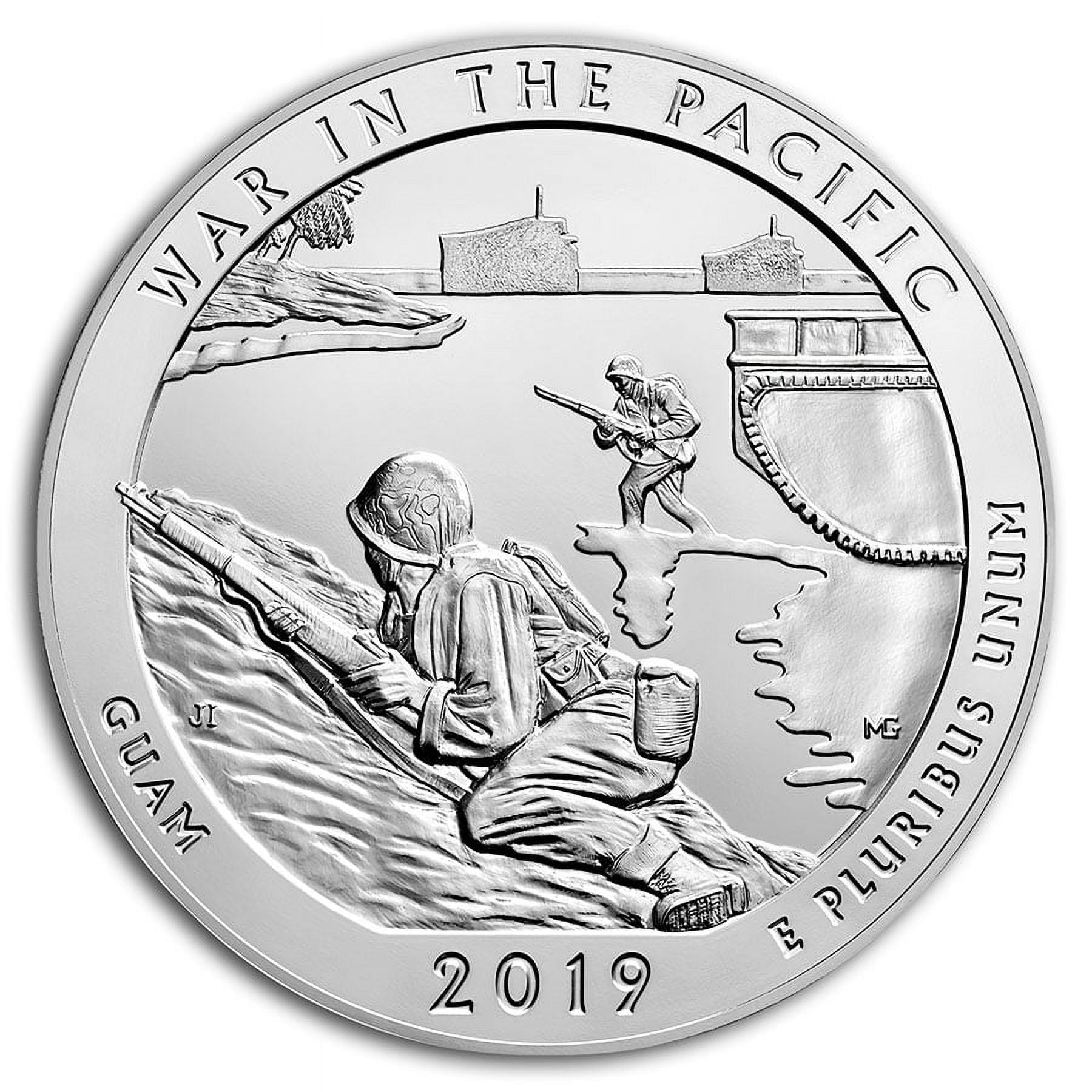U.S. Mint 2019 5 oz Silver Coin, War in the Pacific National Historical ...