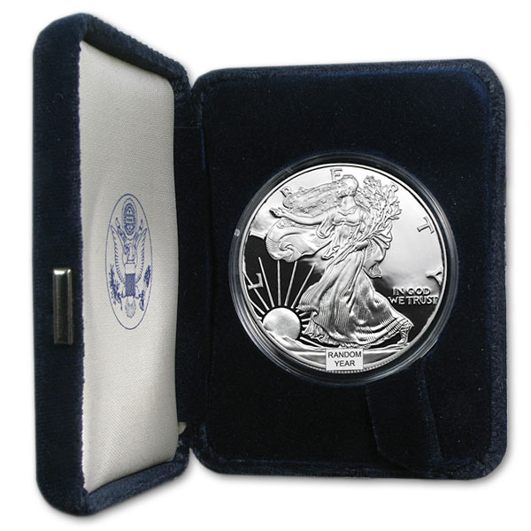 U.S. Mint American Silver Eagle Proof Coins - 1 Troy oz .999 Pure ...