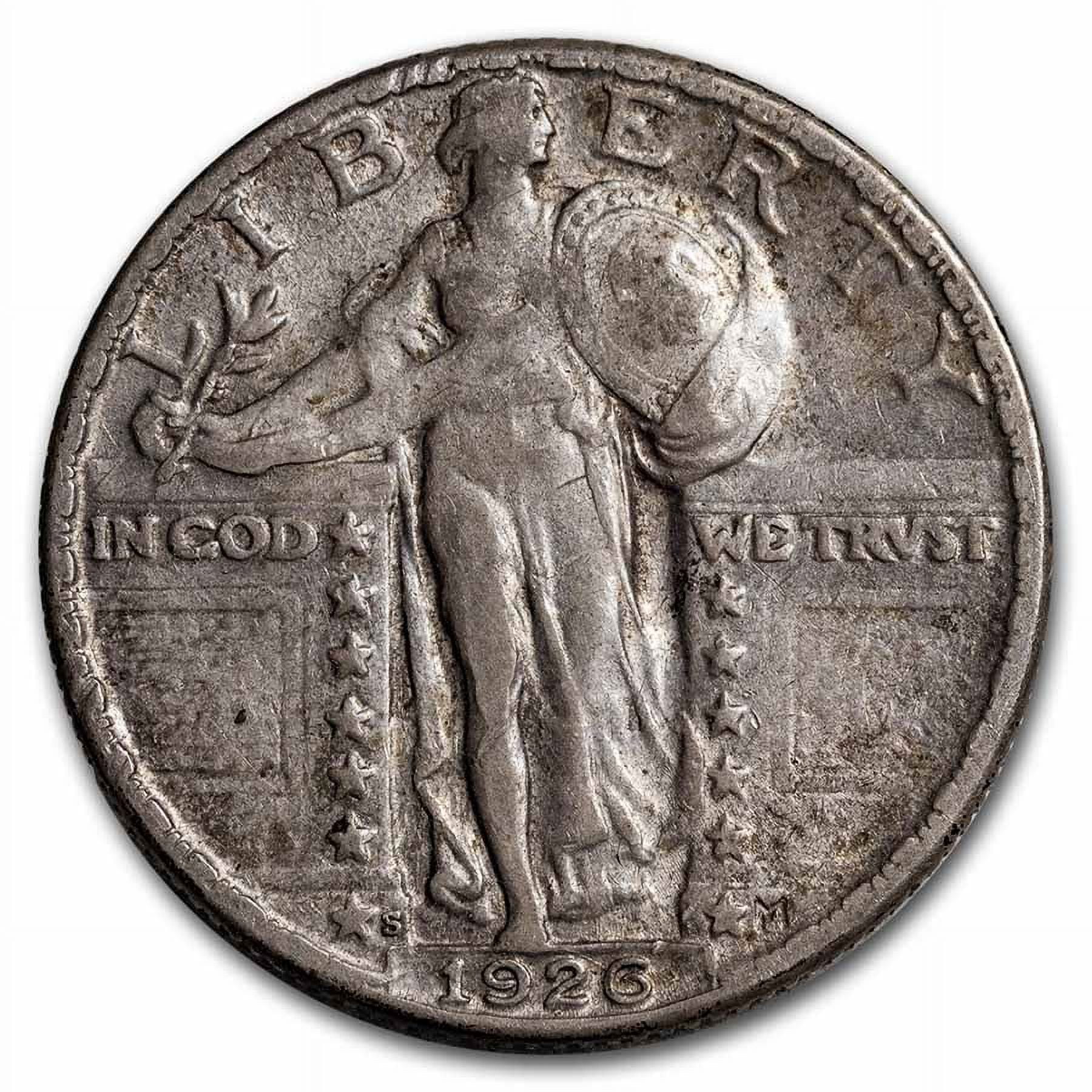 U.S. Mint Hermon MacNeil Design 1926-S Standing Liberty Quarter, Silver ...