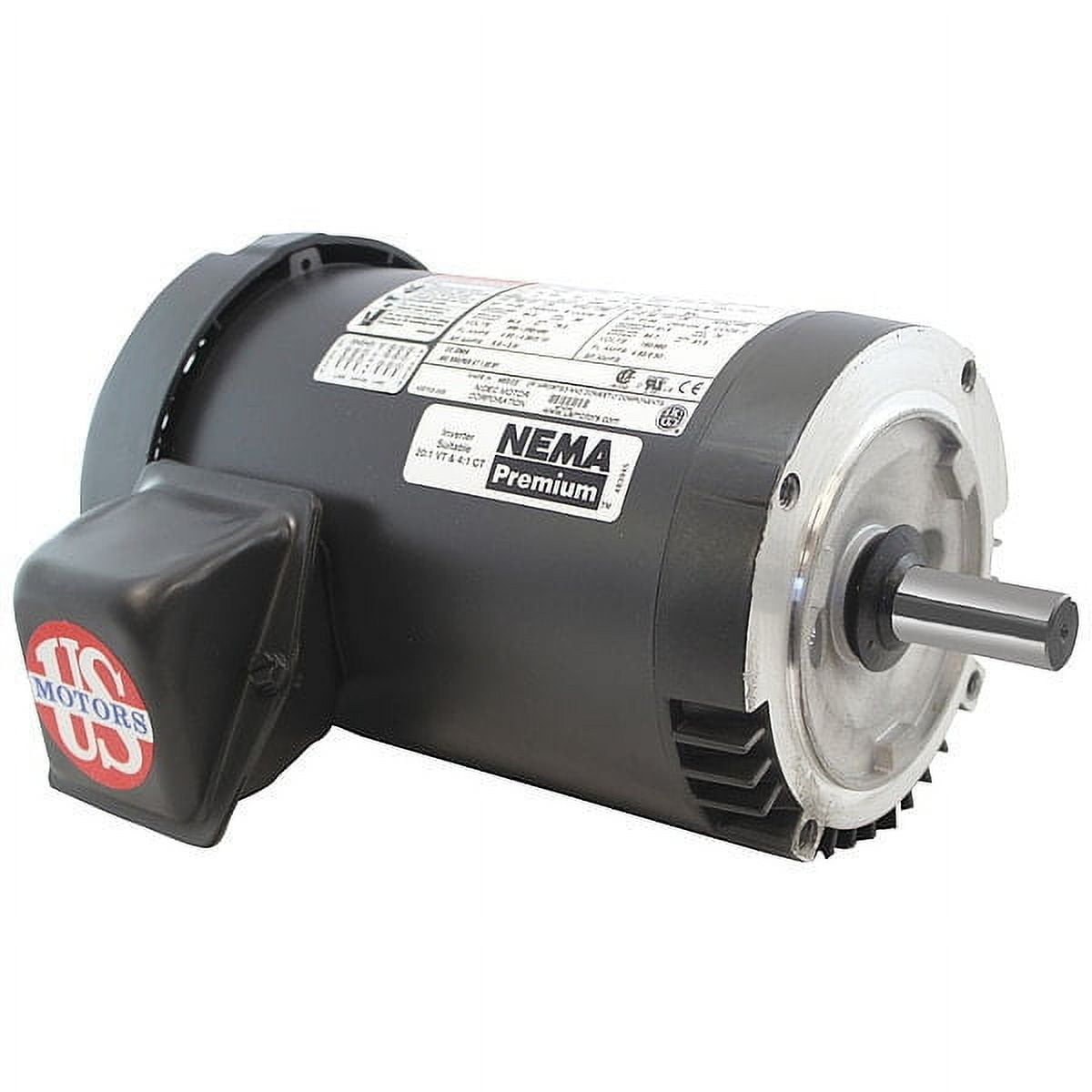 U.S. Motors GP Motor,1 1/2 HP,1,755 RPM,208-230/460V U32P2DCR - Walmart.com