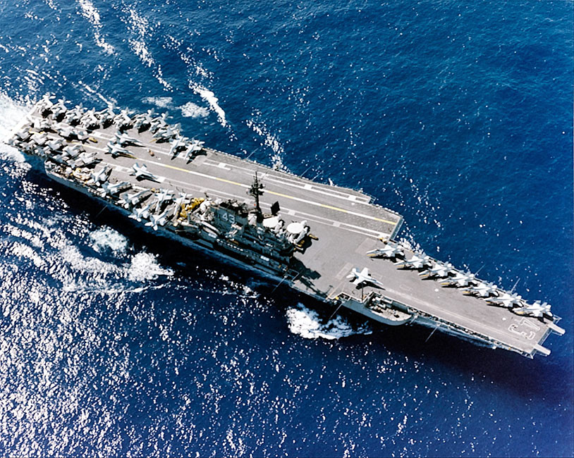 U.S. NAVY Aircraft Carrier U.S.S. Coral Sea (CV-43) - 20x30 Inch Glossy ...