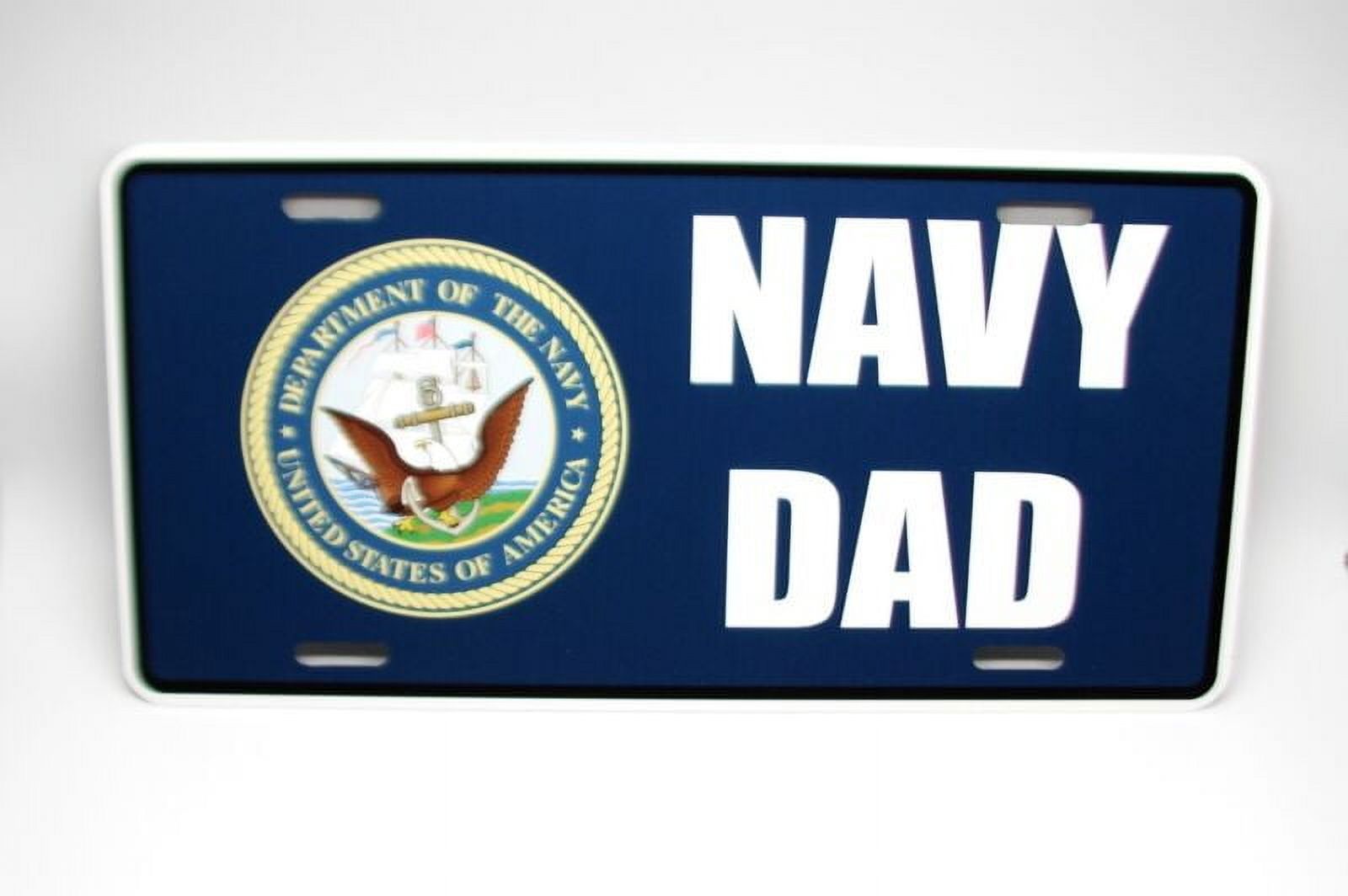 U.S. NAVY DAD METAL CAR LICENSE PLATE AUTO TAG, U.S. NAVY SIGN CAR ...