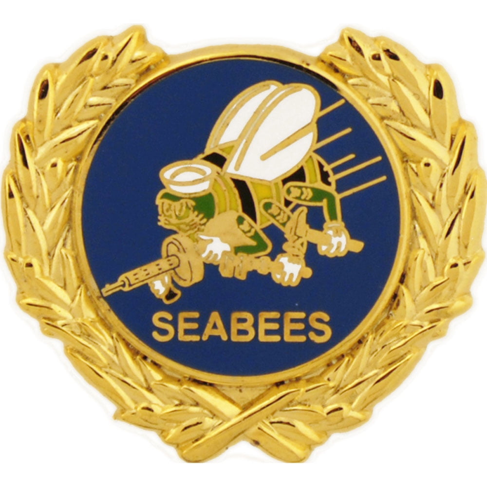 U.S. Navy, USN Seabees Wreath - Officially Licensed Original Artwork ...