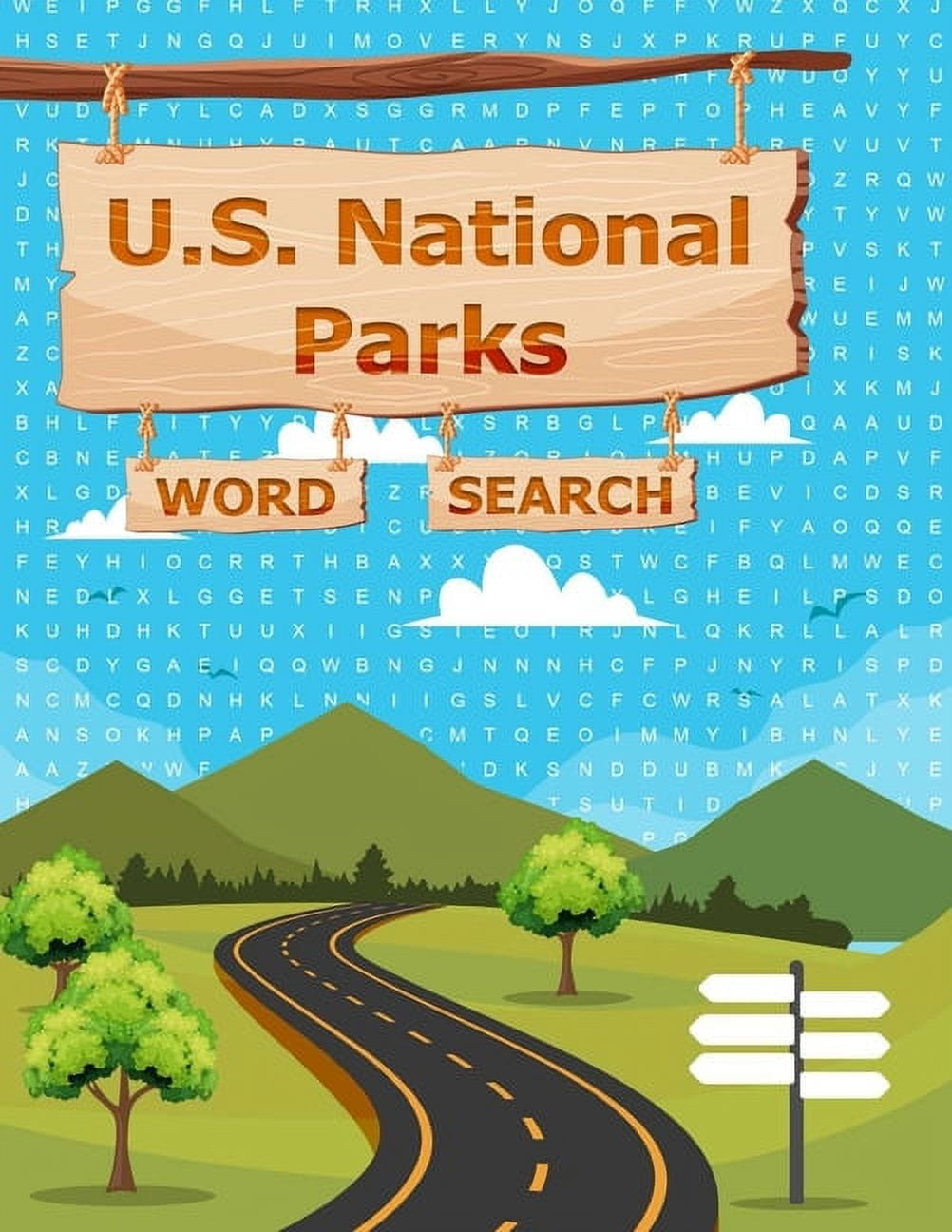 U.S. National Parks Word Search: Word Search Finder, Word Find Puzzle ...