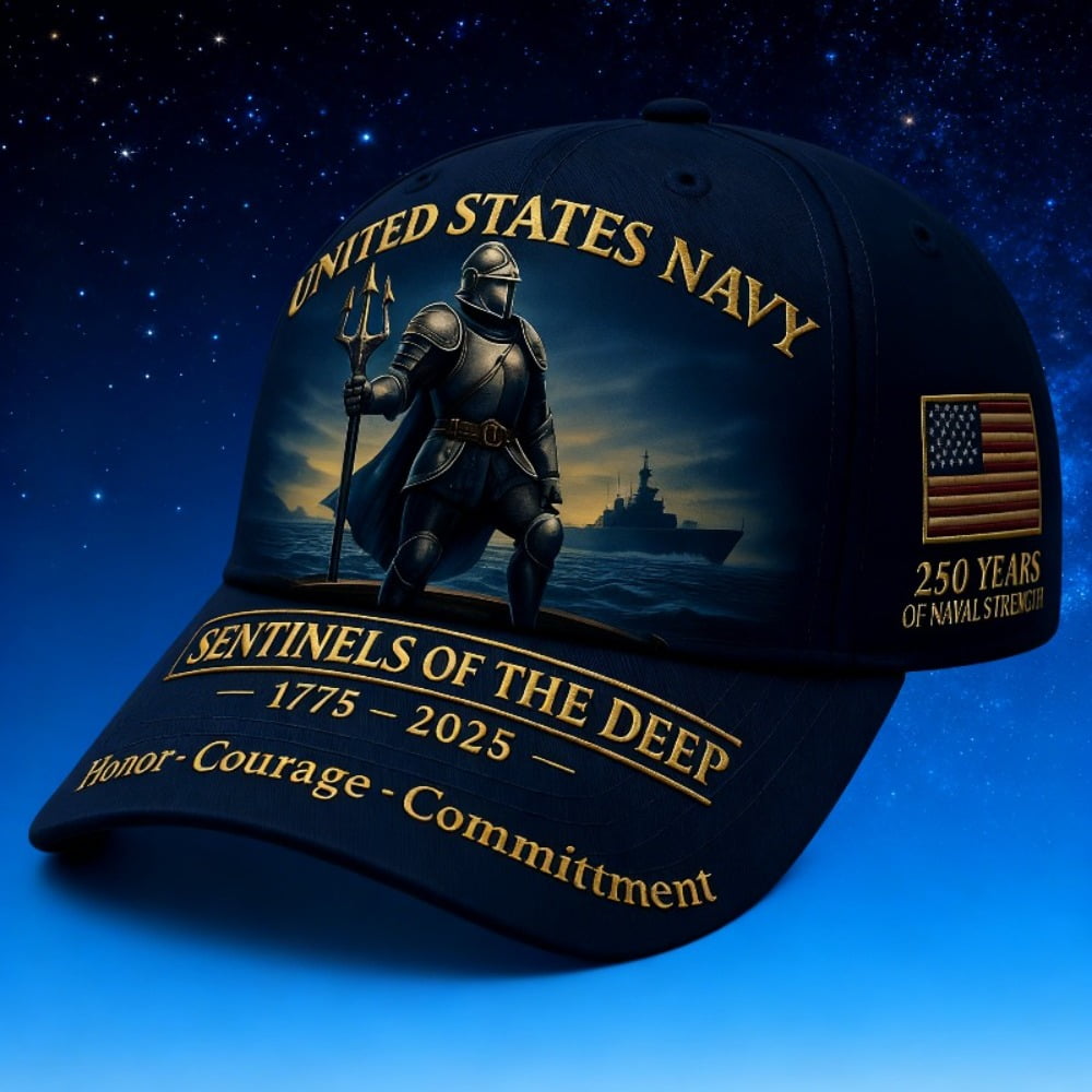 U.S. Navy 250 Years of Naval Strength Hat | Sentinels of the Deep Honor ...