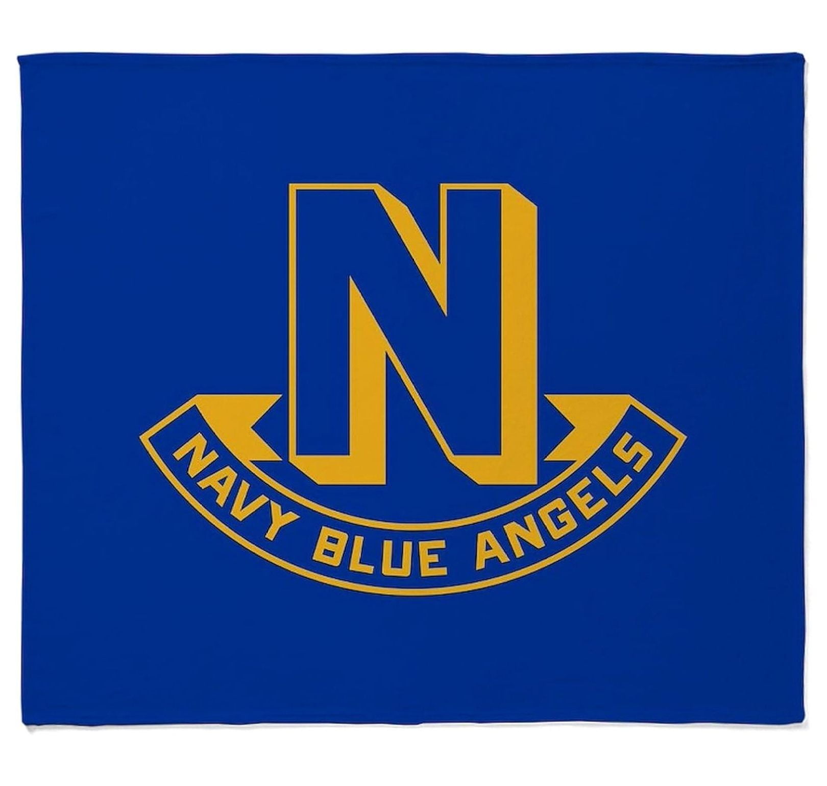 U.S. Navy Blue Angels Letter Throw Blanket Super Soft Fleece Plush ...