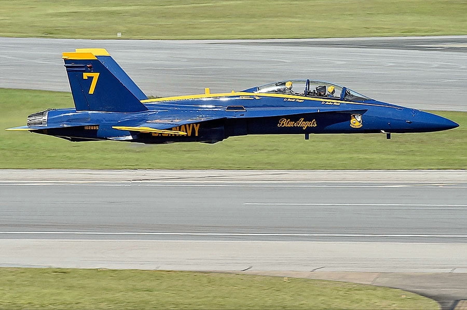 U.S. Navy Blue Angels Sneak Pass at Cherry Point Style - B - 24x36 Inch ...