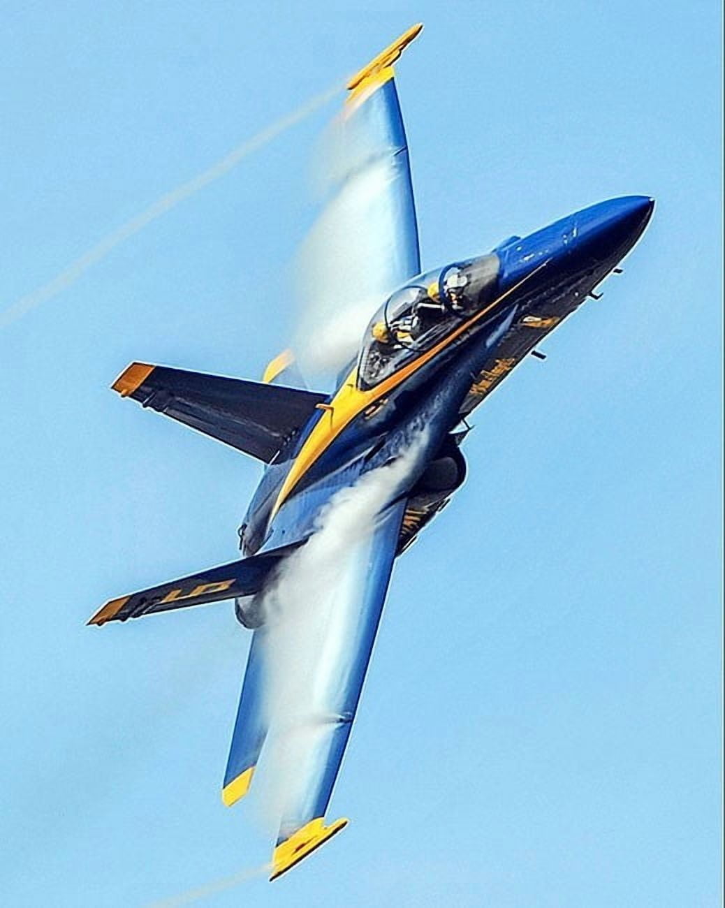 U.S. Navy Blue Angels Wings Over Myrtle Beach - 12x18 Inch Laminated ...
