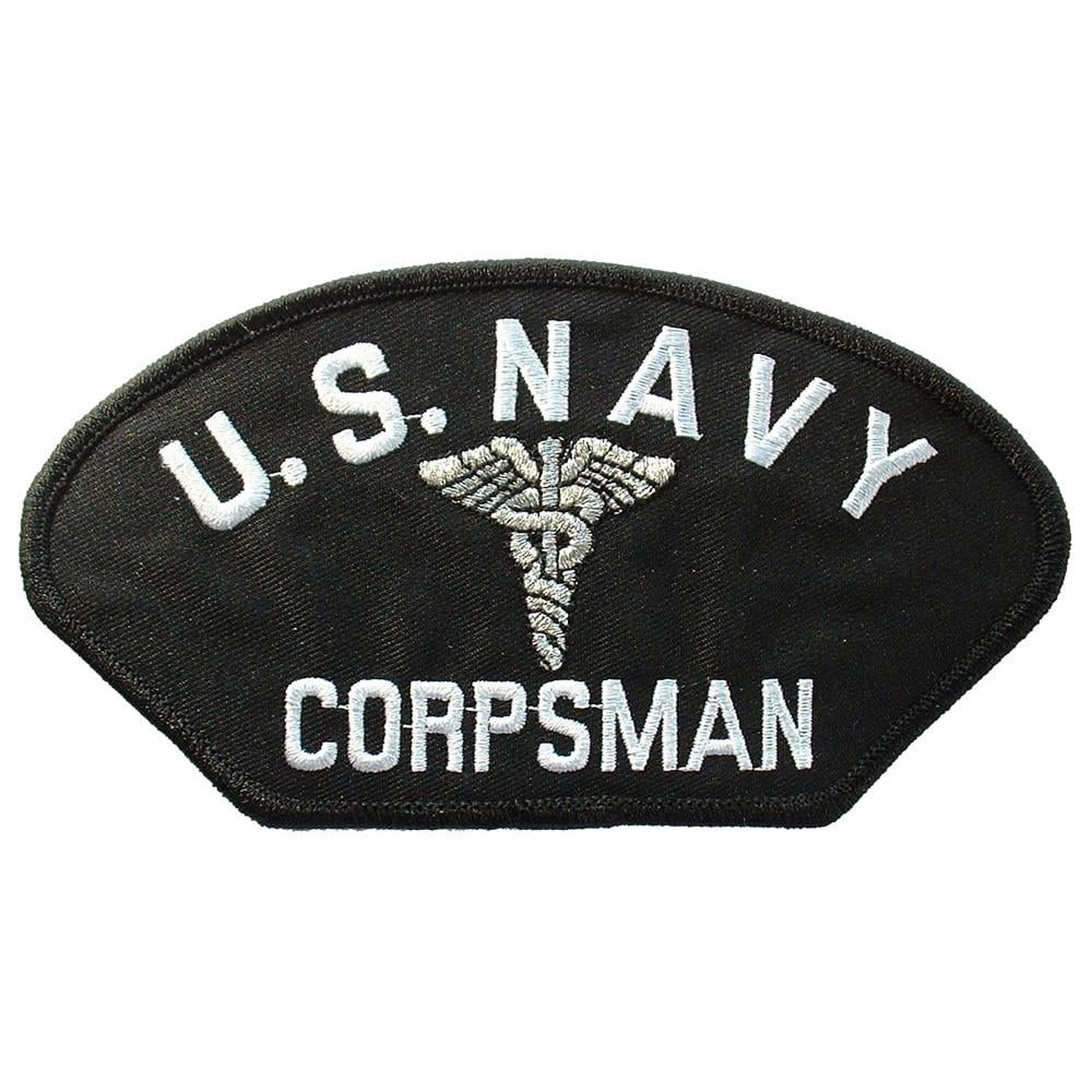 U.S. Navy Corpsman Hat Patch 2 3/4" x 5 1/4" - Walmart.com
