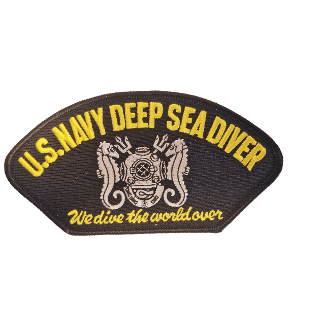 U.S. Navy DEEP SEA Diver – We Dive The World Over Ship Patch - Great ...