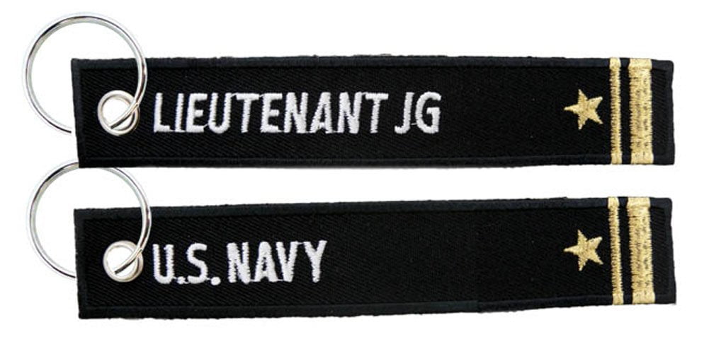 U.S. Navy / Lieutenant Junior Grade - USN Embroidered Key Chain Fob ...