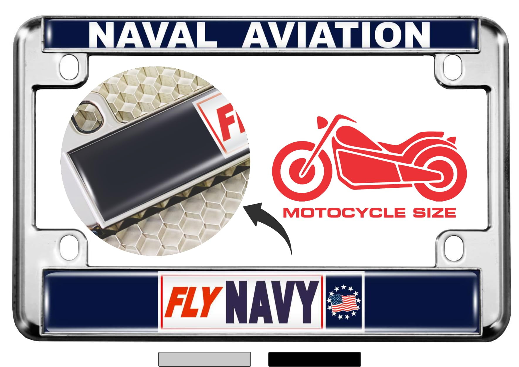 [U.S. Navy Officially Licensed Product] - Motorcycle Metal License ...