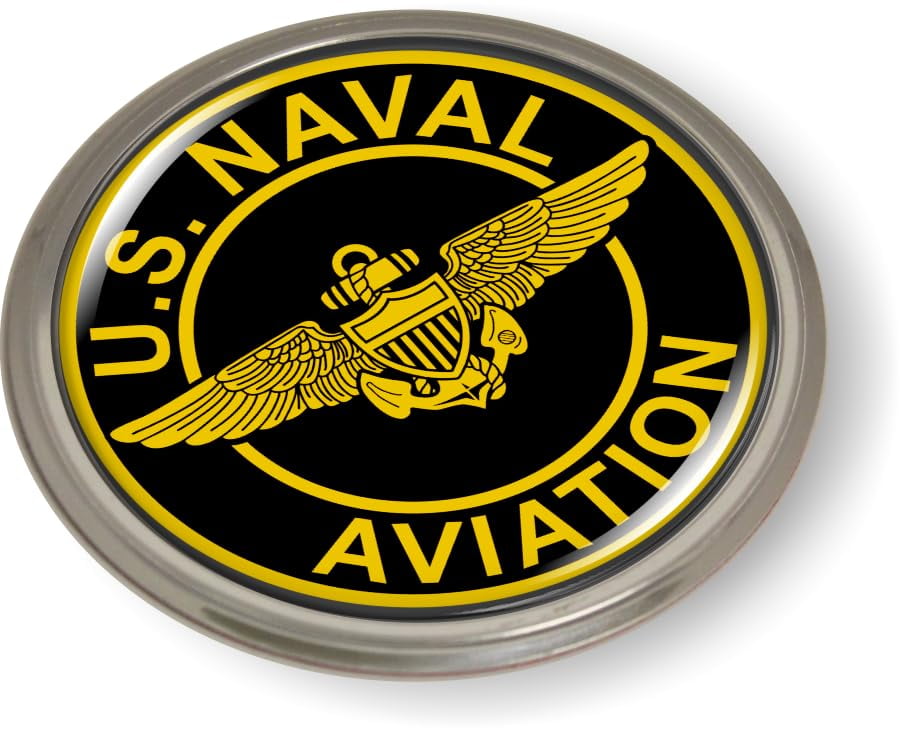 [U.S. Navy Officially Licensed Product] - U.S. Naval Aviation 3D Domed ...
