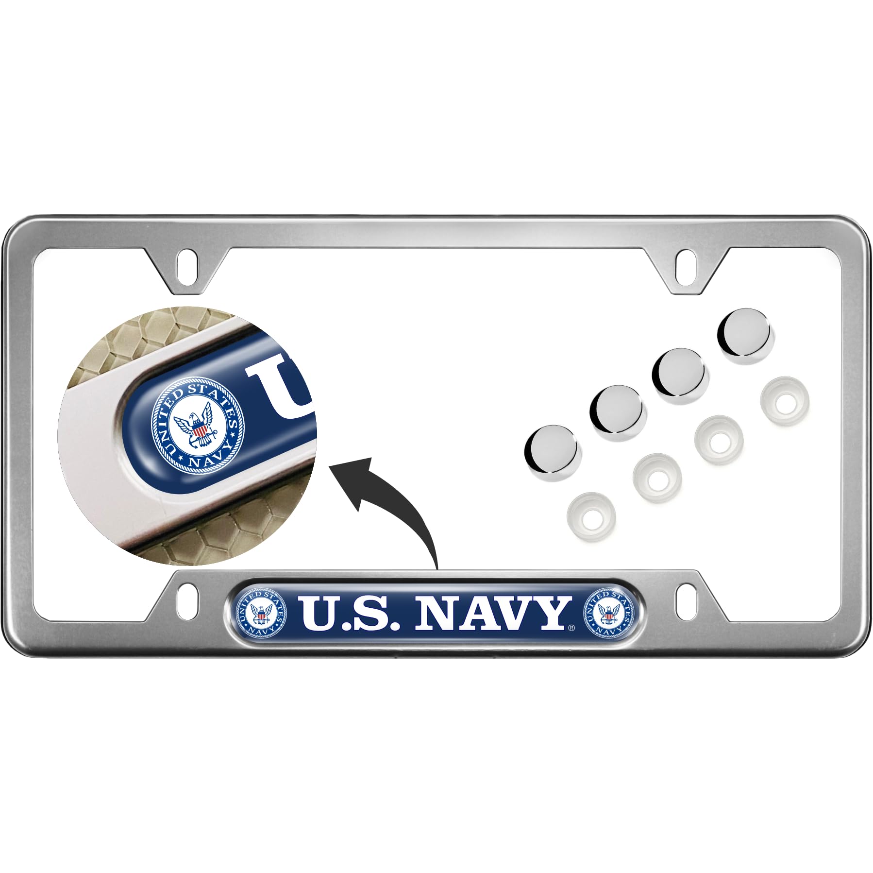 [U.S. Navy Officially Licensed Product] - USA Patriotic Anodized ...