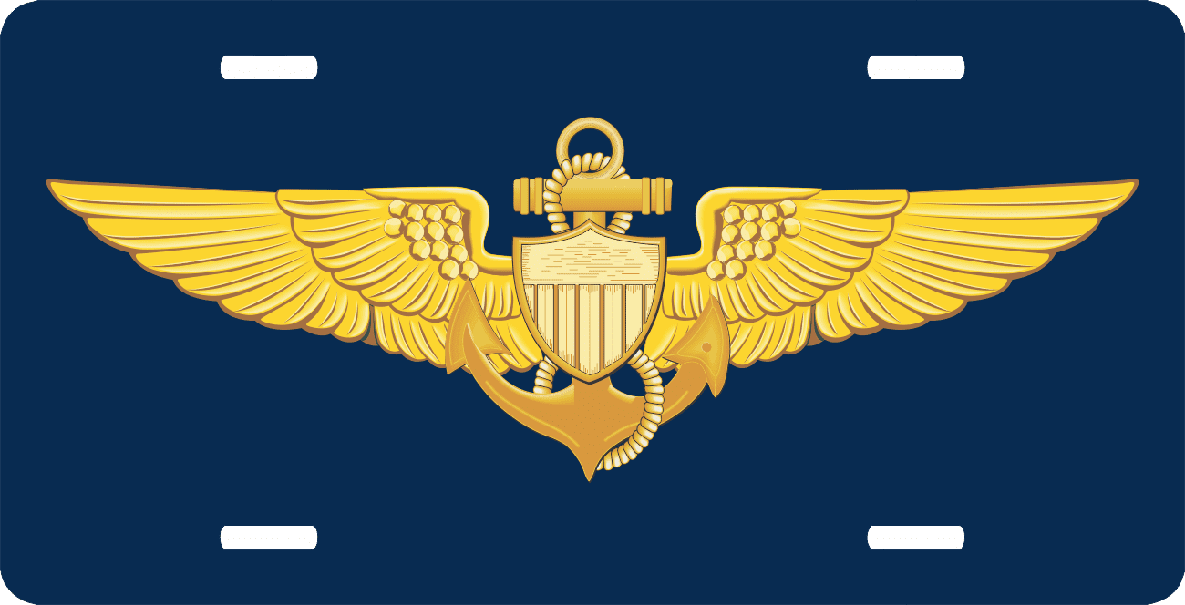 U.S. Navy Pilot Wings License Plate - Walmart.com