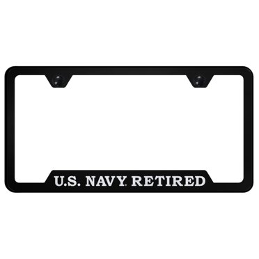 U.S.M.C. Laser Etched Logo License Plate (Matte Black) - Walmart.com