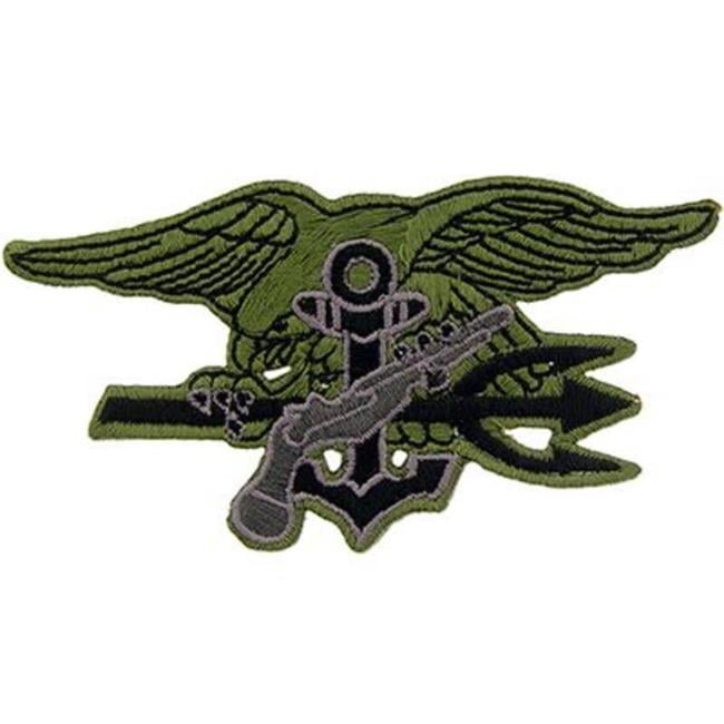 Eagle Emblems PM0792 Patch - USN, Seal Trident - 4 in. - Walmart.com