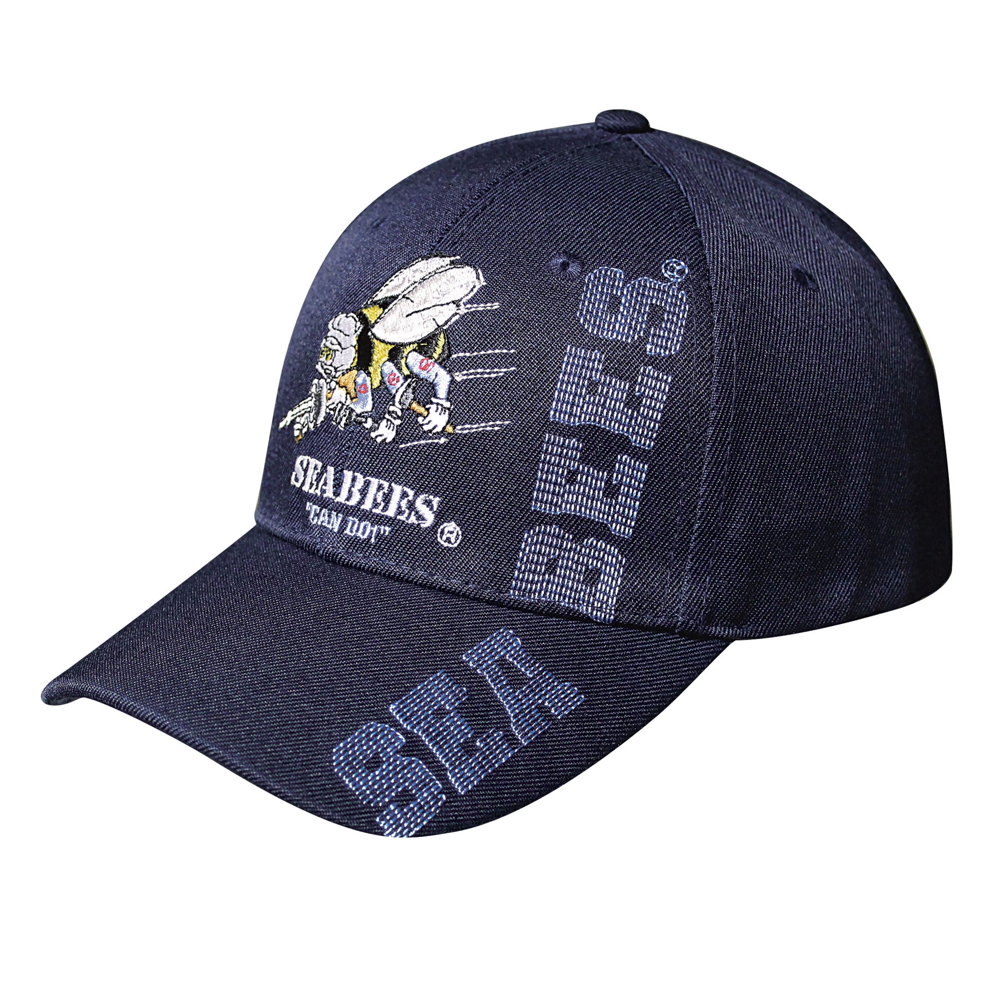 U.S. Navy Seabees Hook and Loop Cap Vertical Seabees Emb - Walmart.com