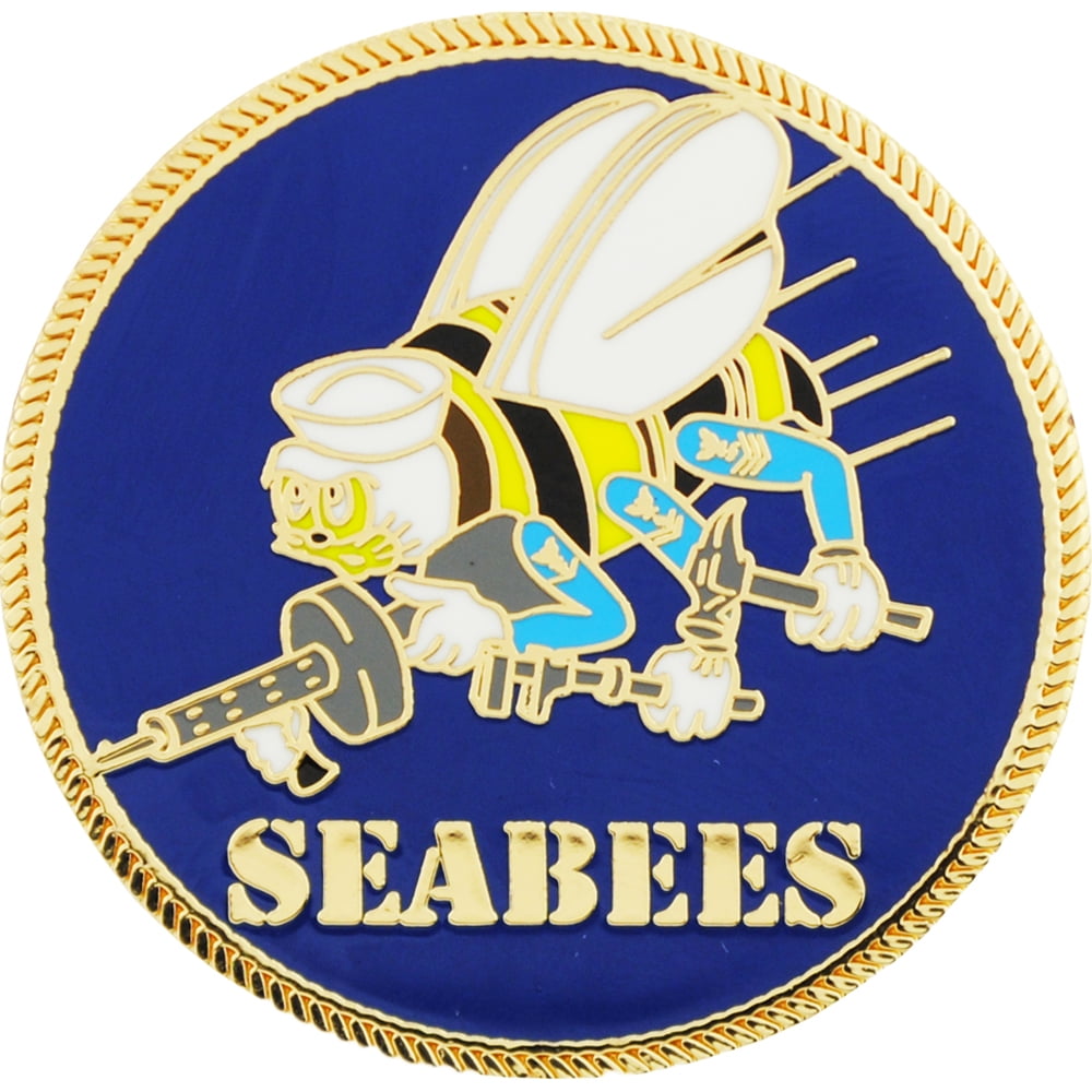 U.S. Navy Seabees Logo - Officially Licensed Original Artwork, Enamel ...