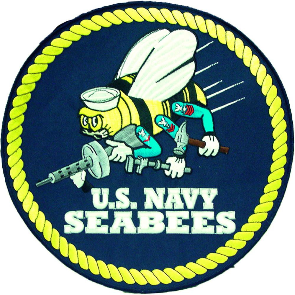 U.S. Navy Seabees Logo Patch 10? - Walmart.com