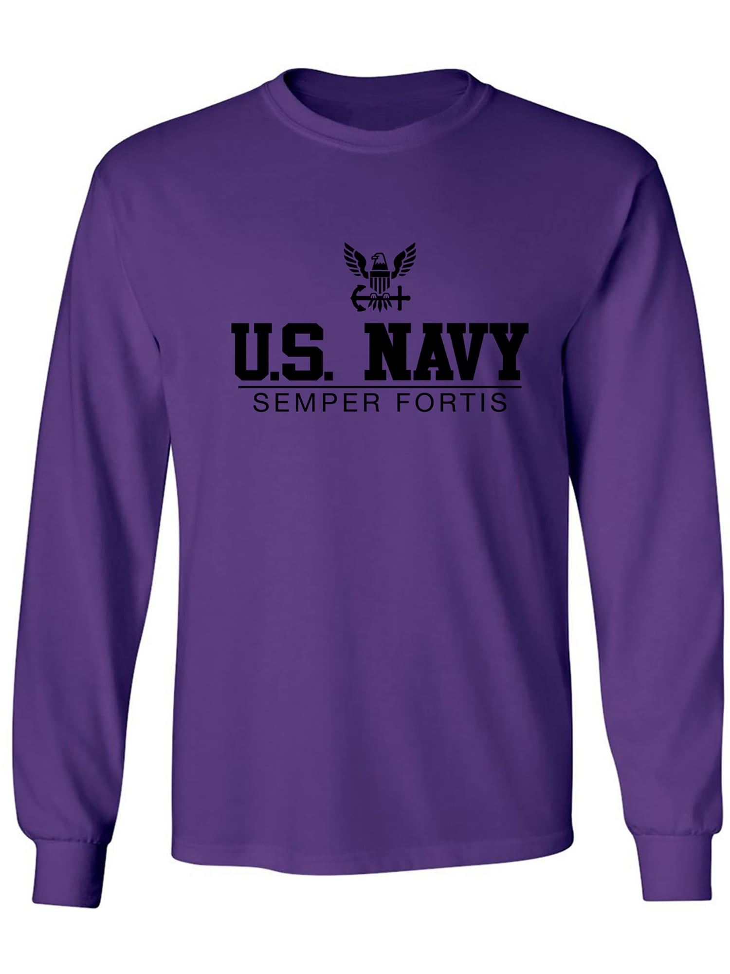 U.S. Navy Semper Fortis Adult Long Sleeve T-shirt - Walmart.com