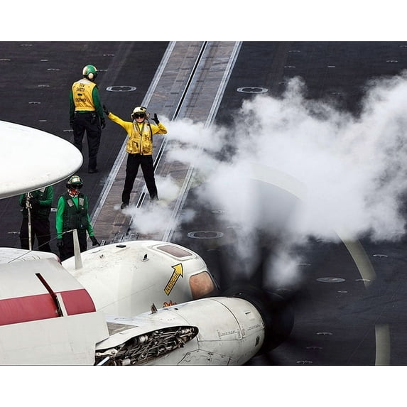 U.S. Navy Sunkings E-2C Hawkeye with Sailors Style - A - 20x30 Inch ...