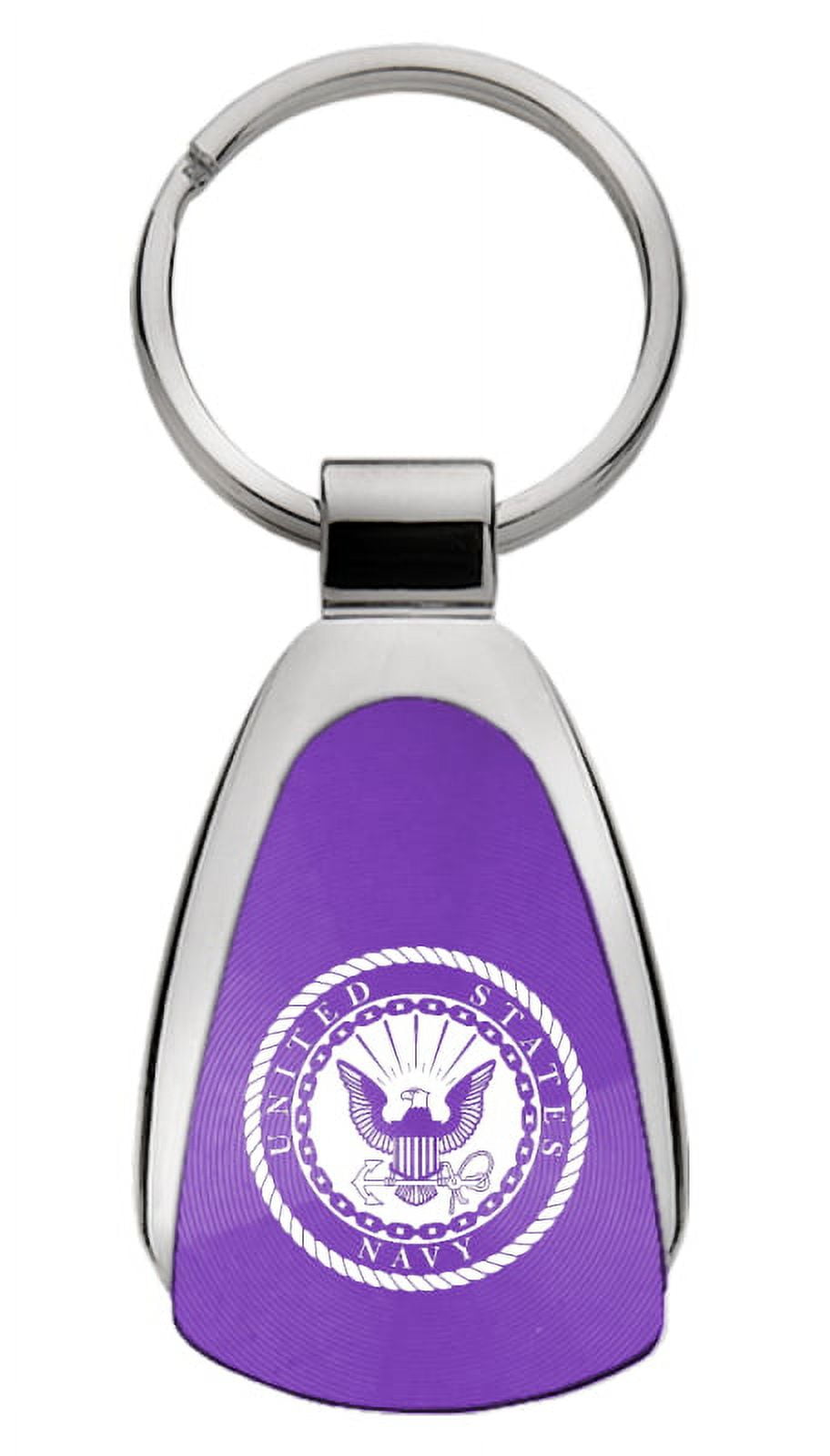 U.S. Navy Teardrop Key Chain (Purple) - Walmart.com
