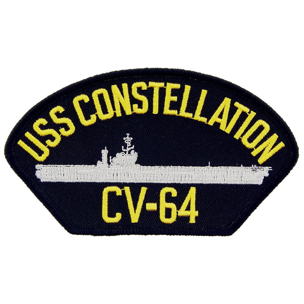U.S. Navy USS Constellation CV-64 Patch 2 1/4" x 4" - Walmart.com