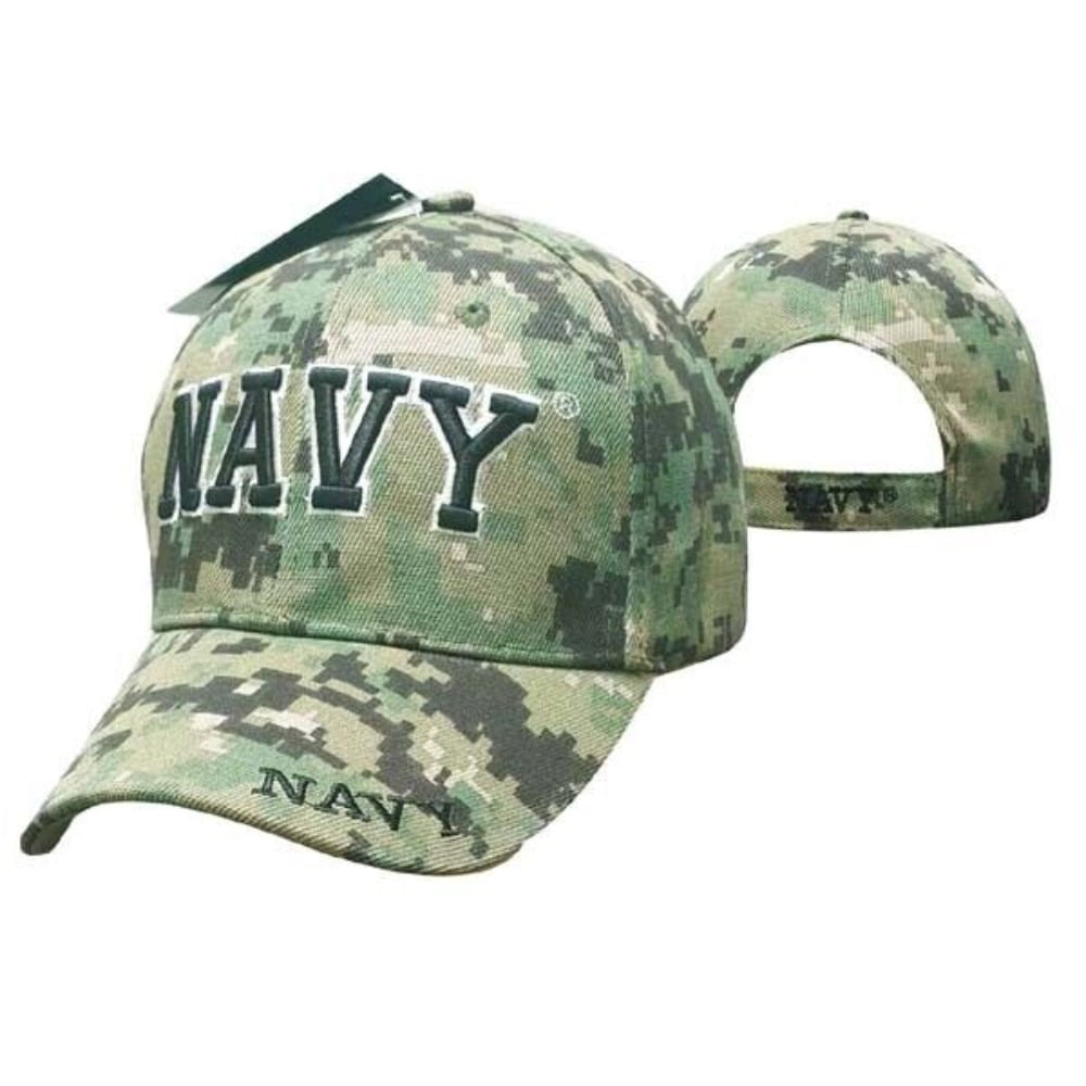 U.S. Navy Veteran 3D Letters MARPAT Camo ACU Embroidered Cap Hat ...