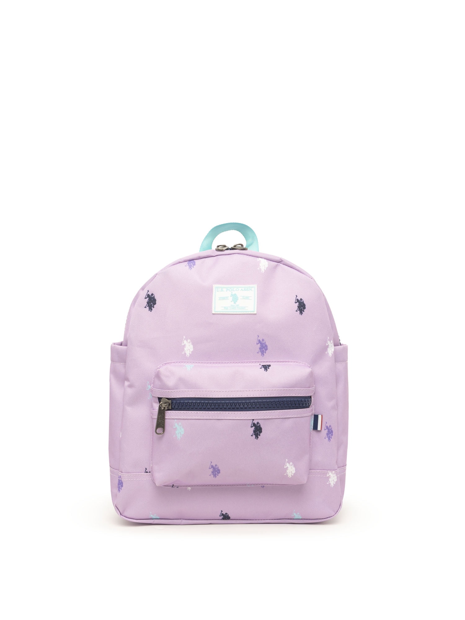 U.S. Polo Assn. 13" DHM Monogram Toddler Backpack, Lavender - Walmart.com