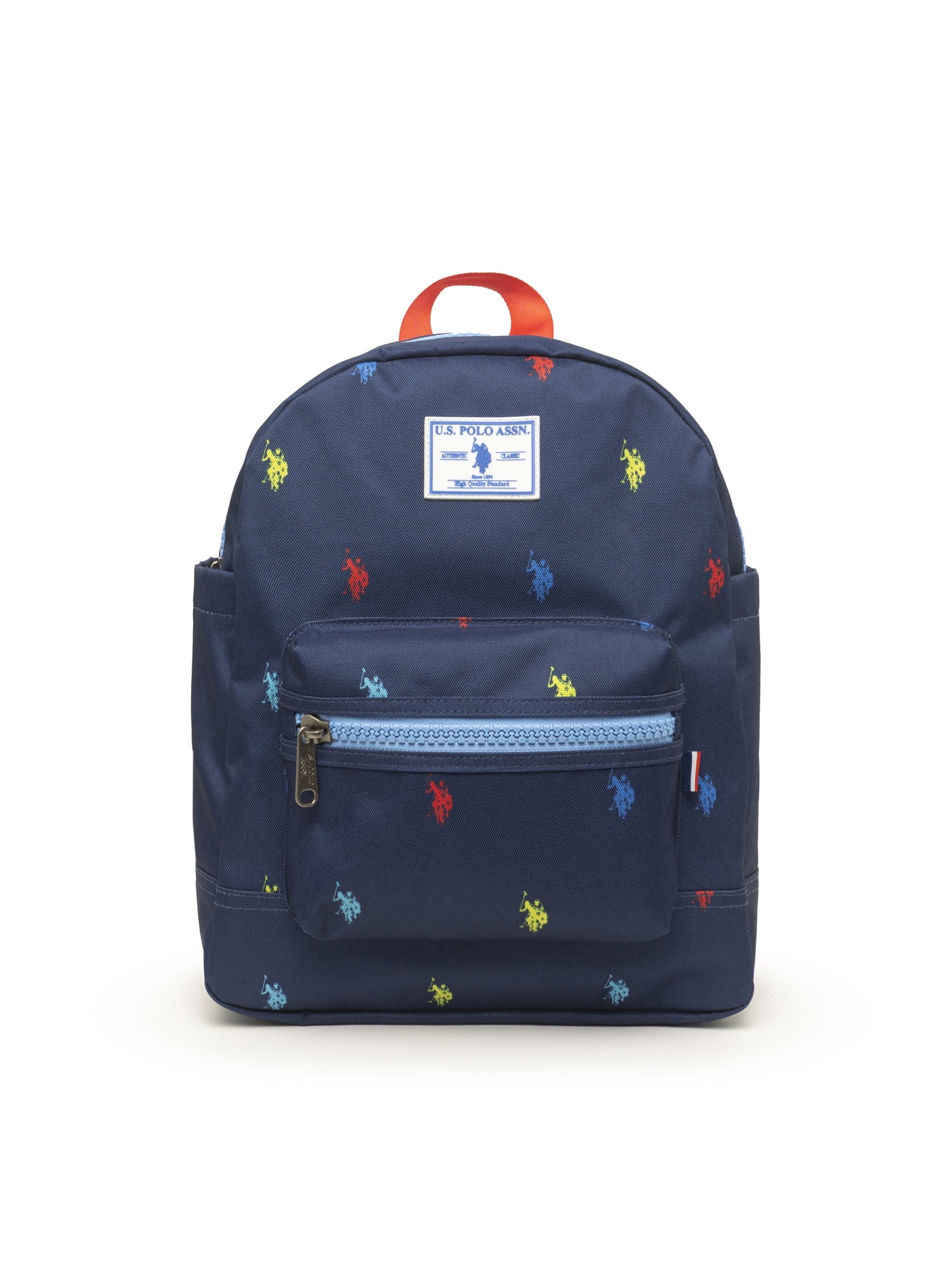 U.S. Polo Assn. 13" DHM Monogram Toddler Backpack, Navy - Walmart.com