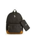 U.S. Polo Assn. Adult 16" Water-Resistant Backpack & Detachable Pouch ...