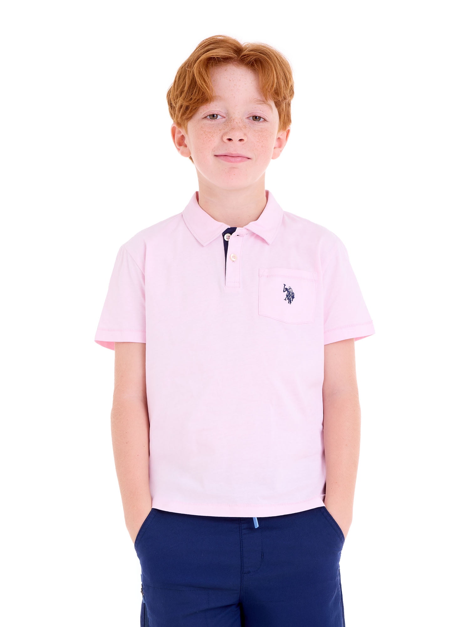 U.S. Polo Assn. Boys Everyday Play Jersey Polo, Sizes 4-18 - Walmart.com