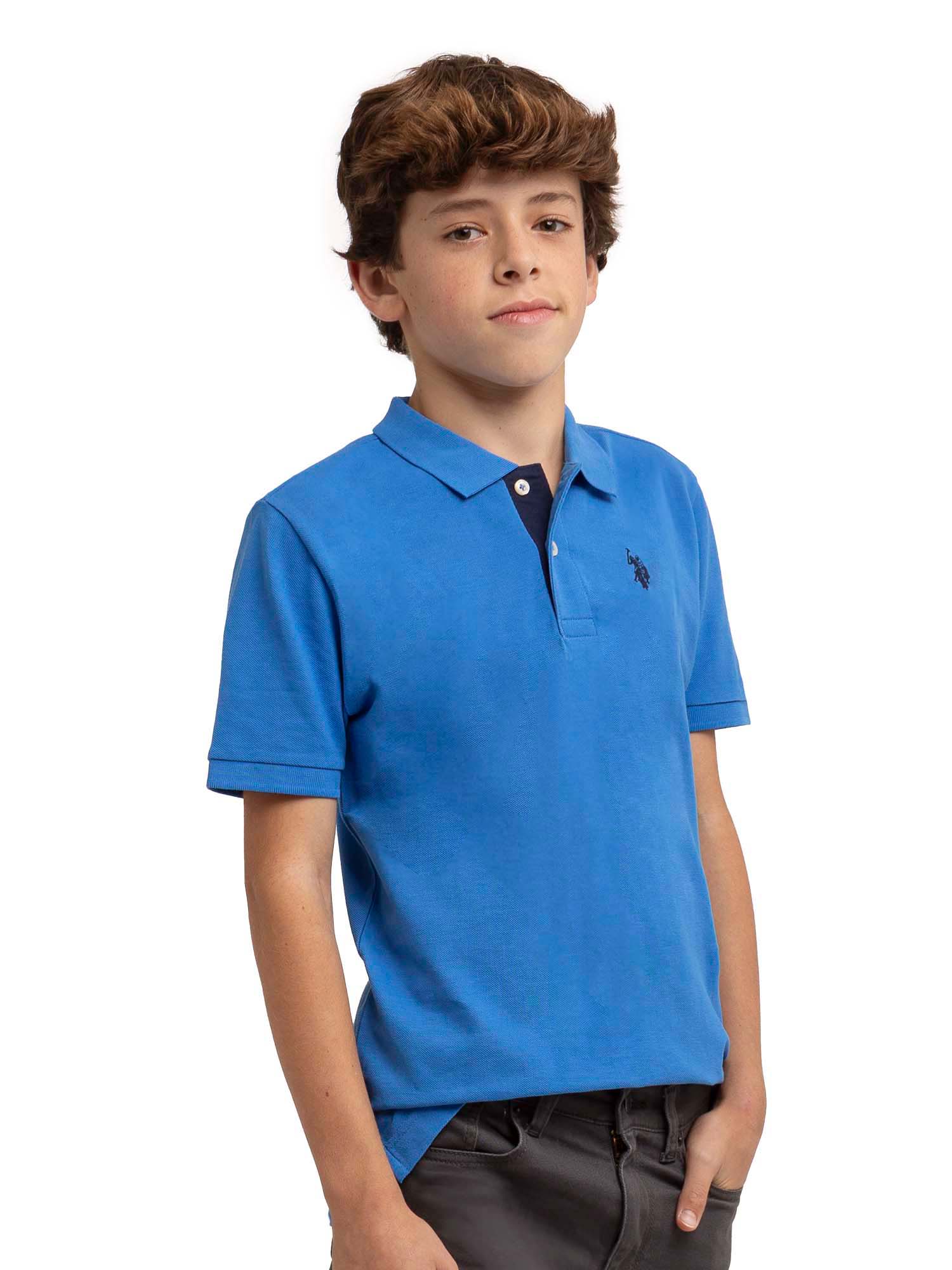 U.S. Polo Assn. Toddler Boys Pique Polo Shirt, Sizes 2T-5T - Walmart.com