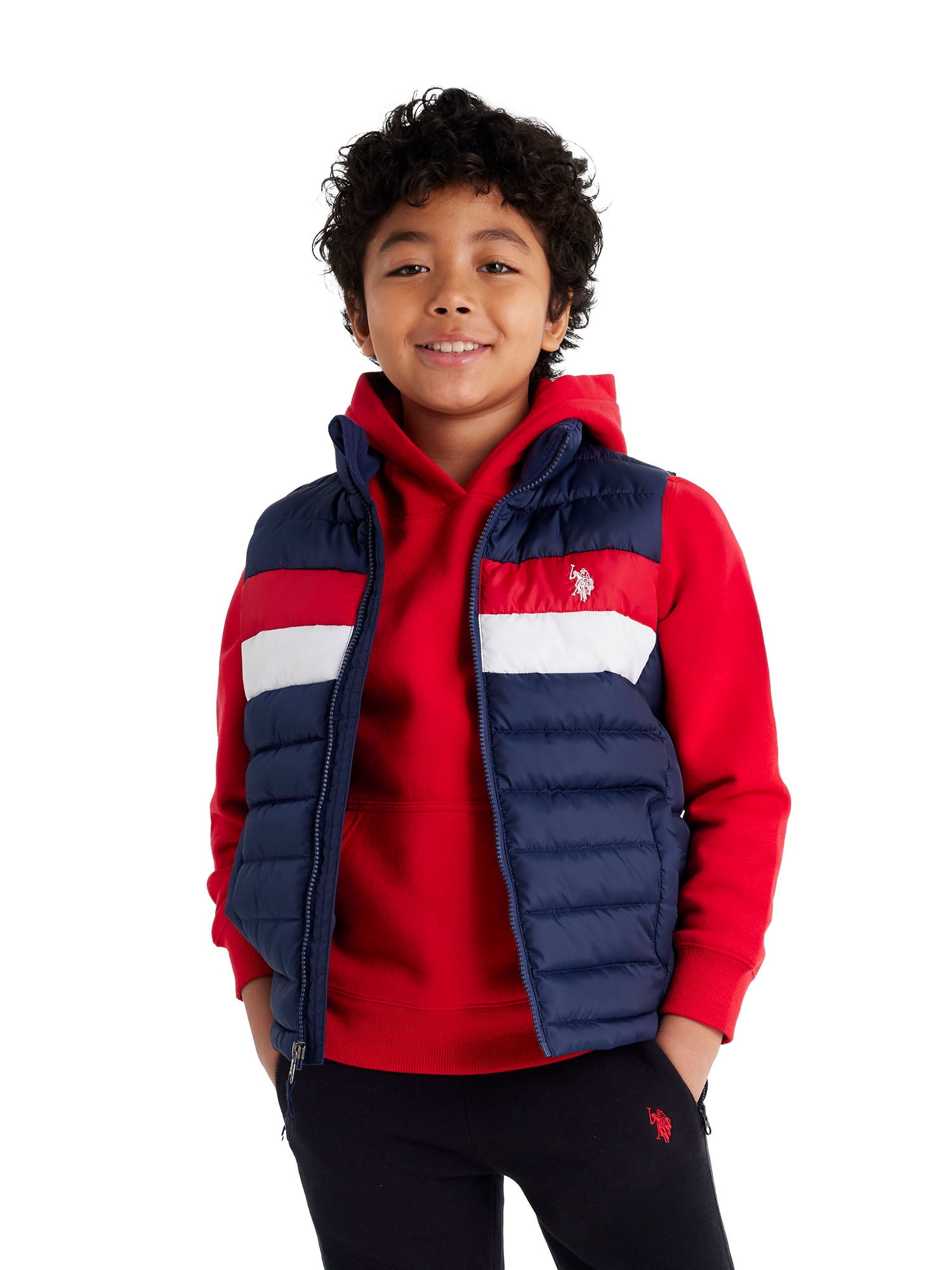 U.S. Polo Assn. Kids Puffer Vest, Sizes 4-18 - Walmart.com