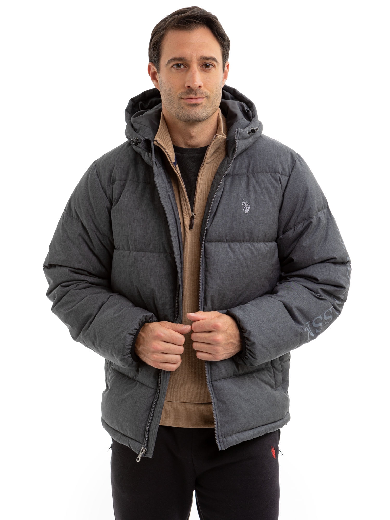 U.S. Polo Assn. Men's & Big Men's Puffer Jacket S-3XL Polyester ...