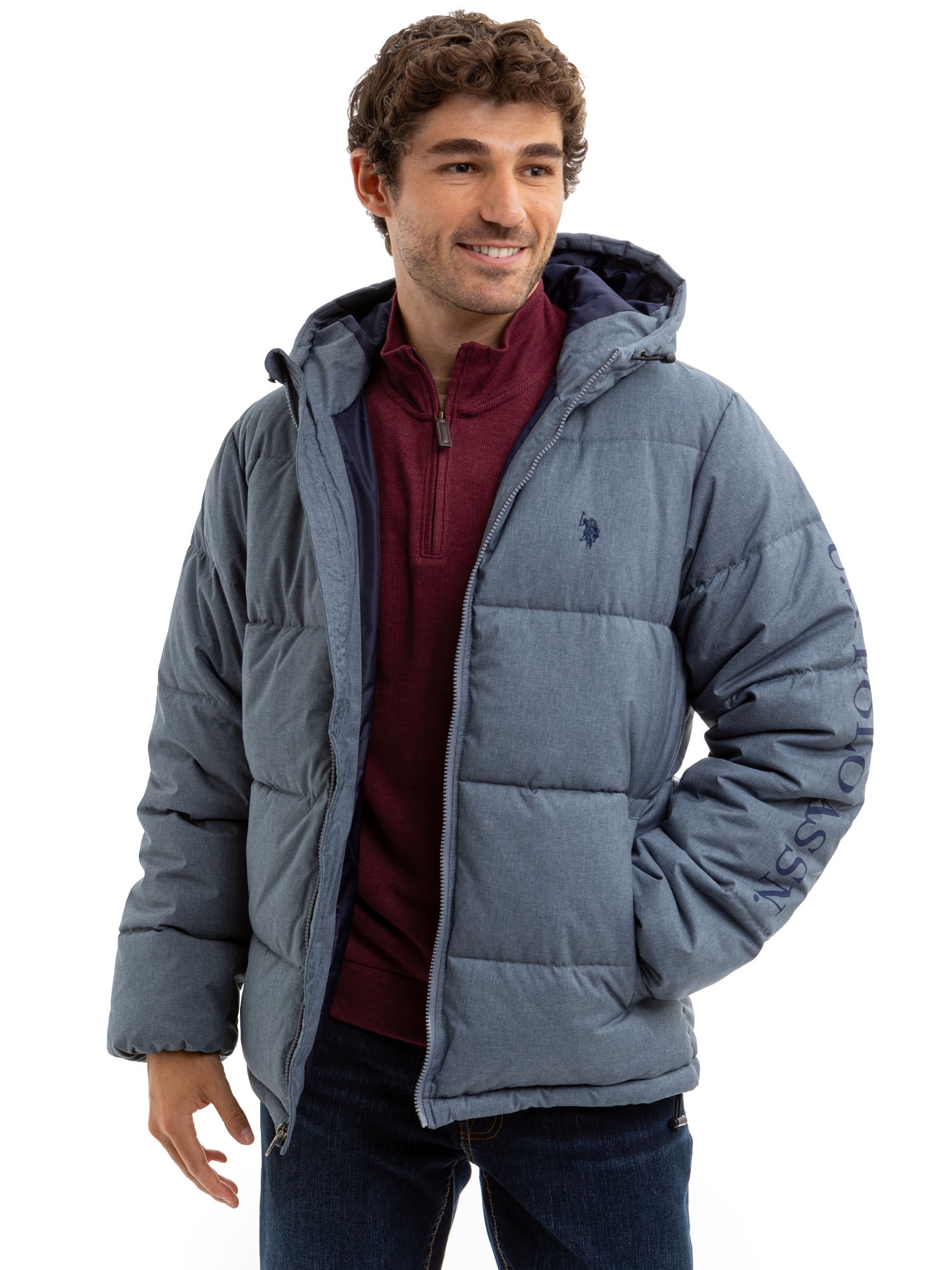 U.S. Polo Assn. Men's & Big Men's Puffer Jacket, Sizes S-3XL - Walmart.com