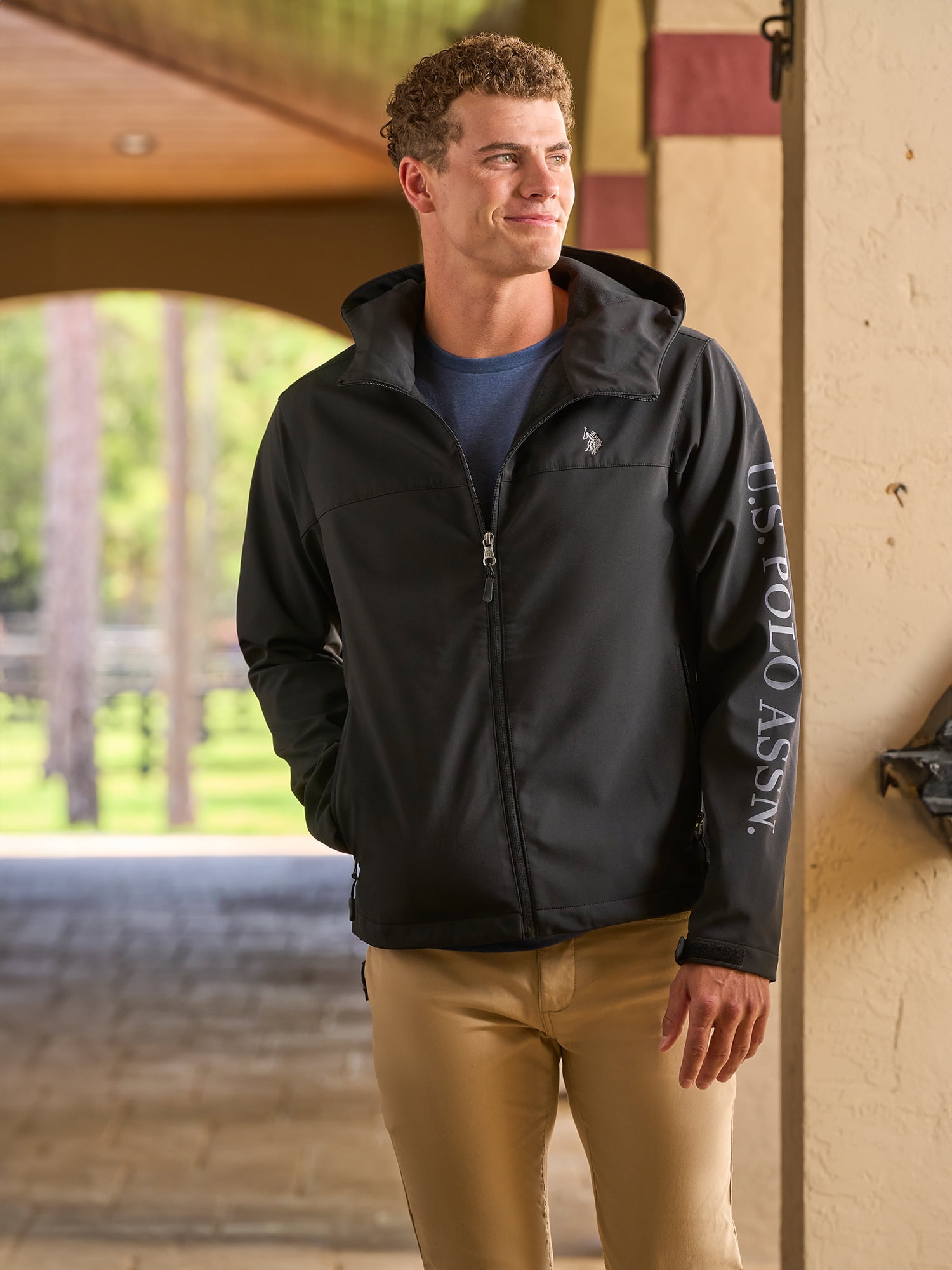 U.S. Polo Assn. Men's Soft Shell Jacket - Walmart.com