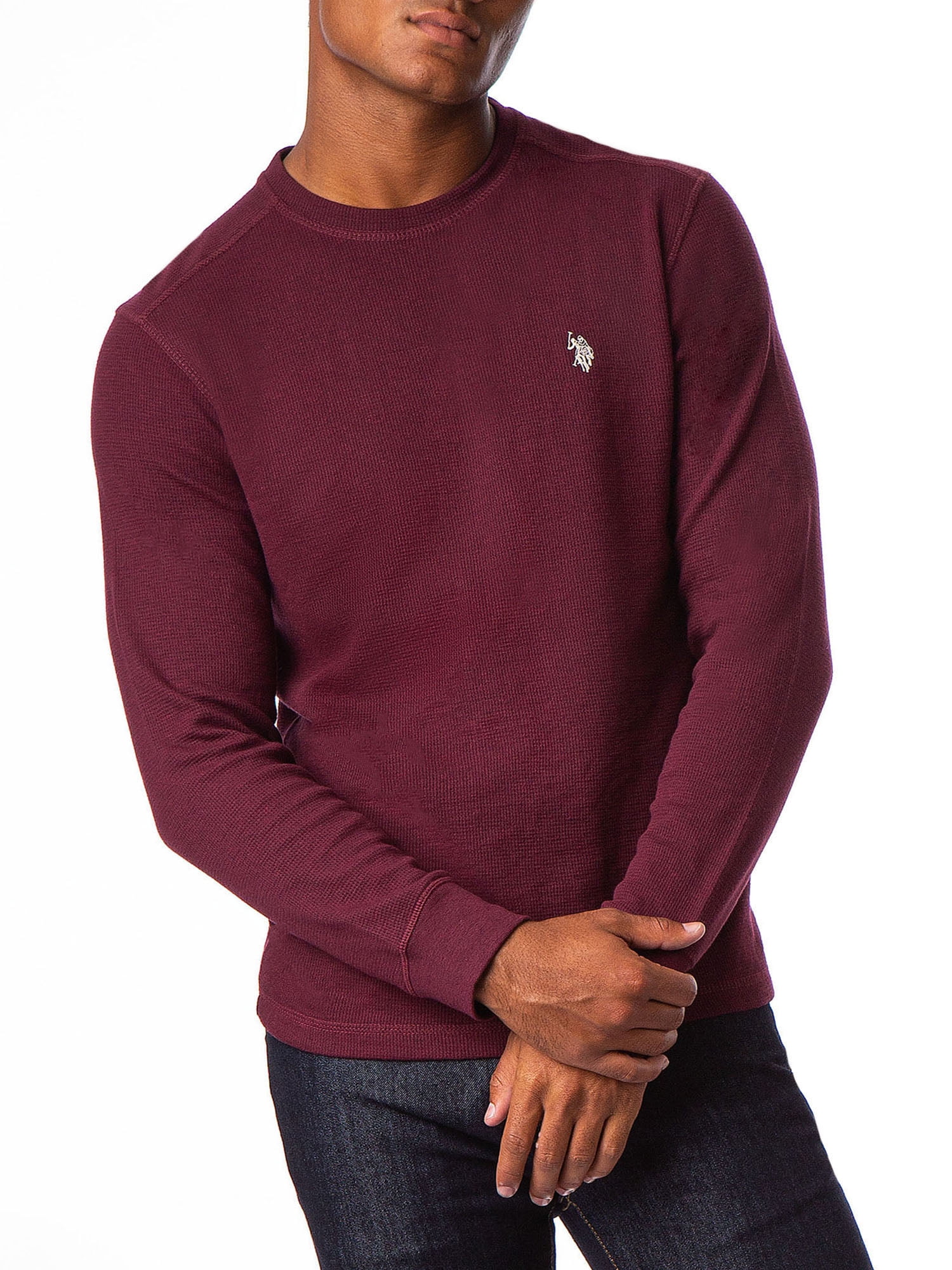 U.S. Polo Assn. Men's Crew Neck Thermal - Walmart.com