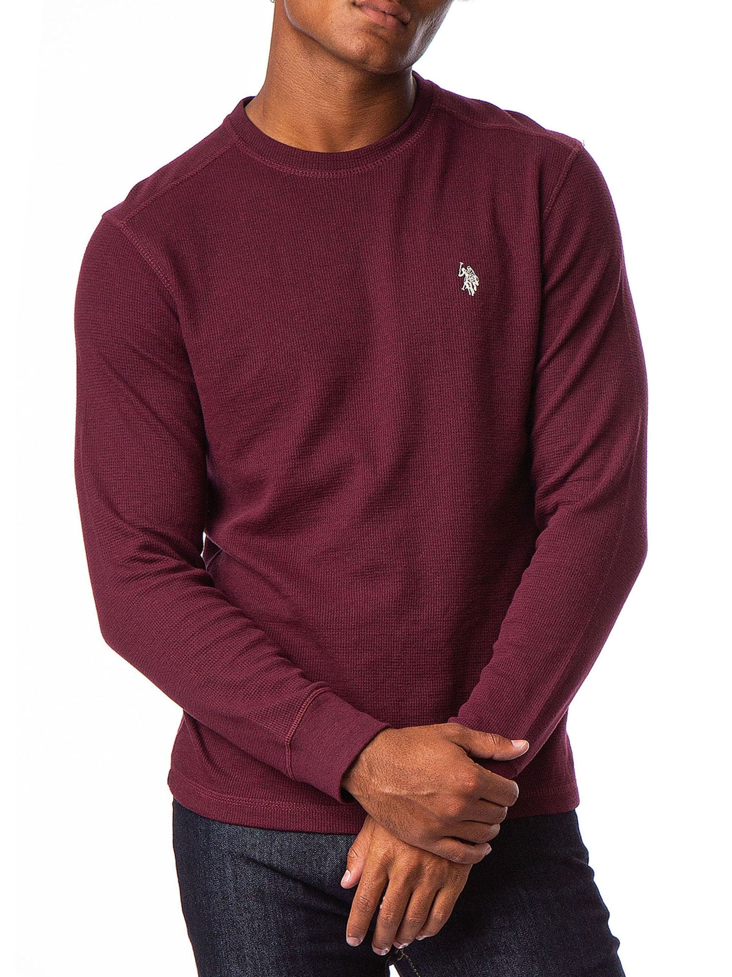 U.S. Polo Assn. Men's Crew Neck Thermal - Walmart.com