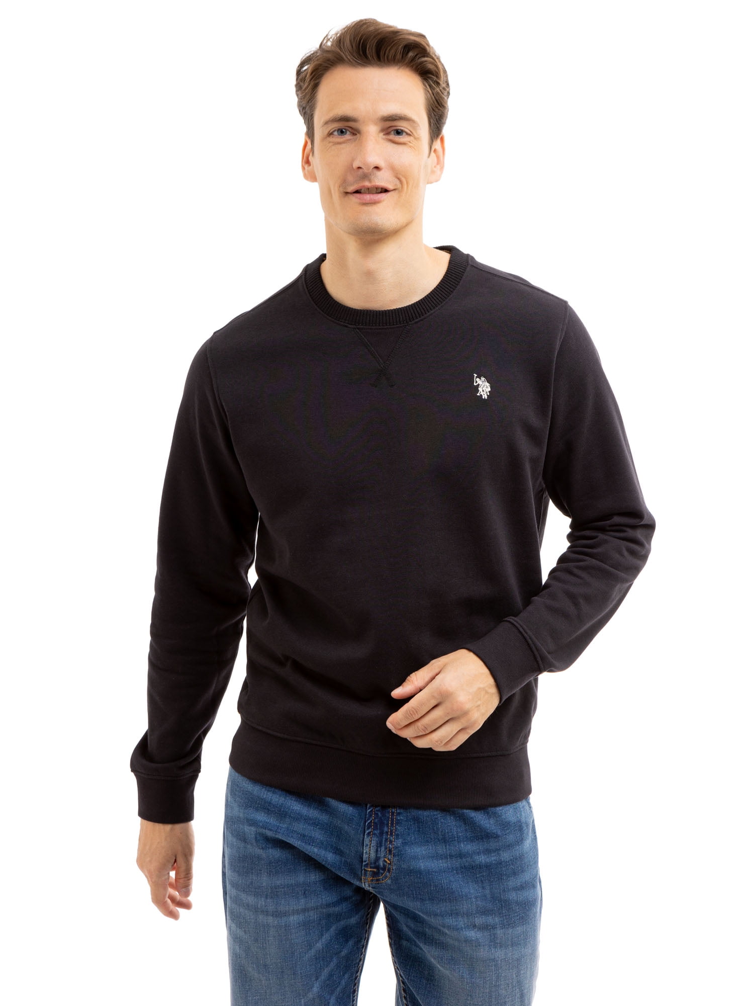 U.S. Polo Assn. men's Crewneck Fleece Sweatshirt - Casual Cool ...
