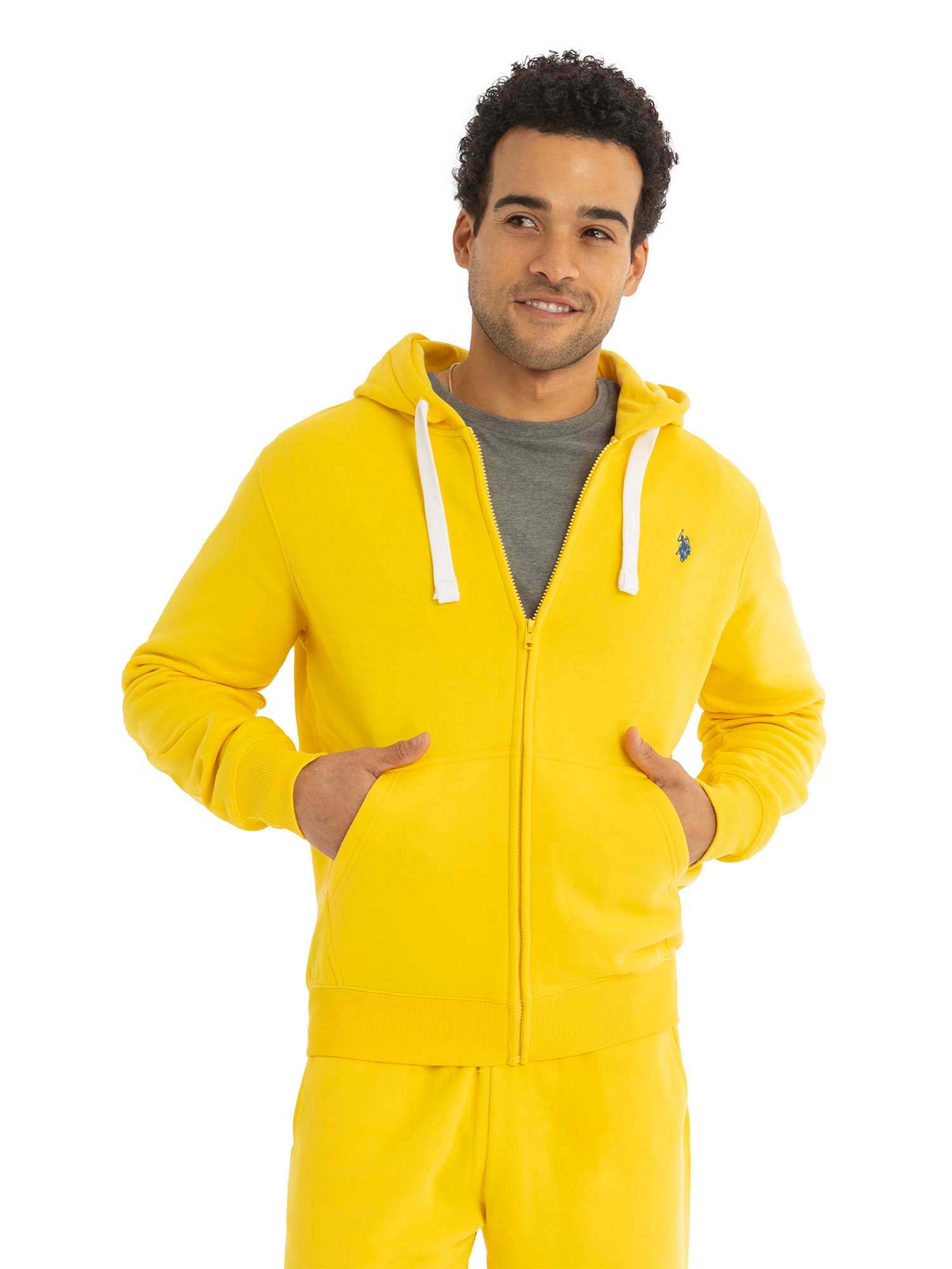 Us Polo Assn Mens Everyday Full Zip Fleece Hoodie 9287