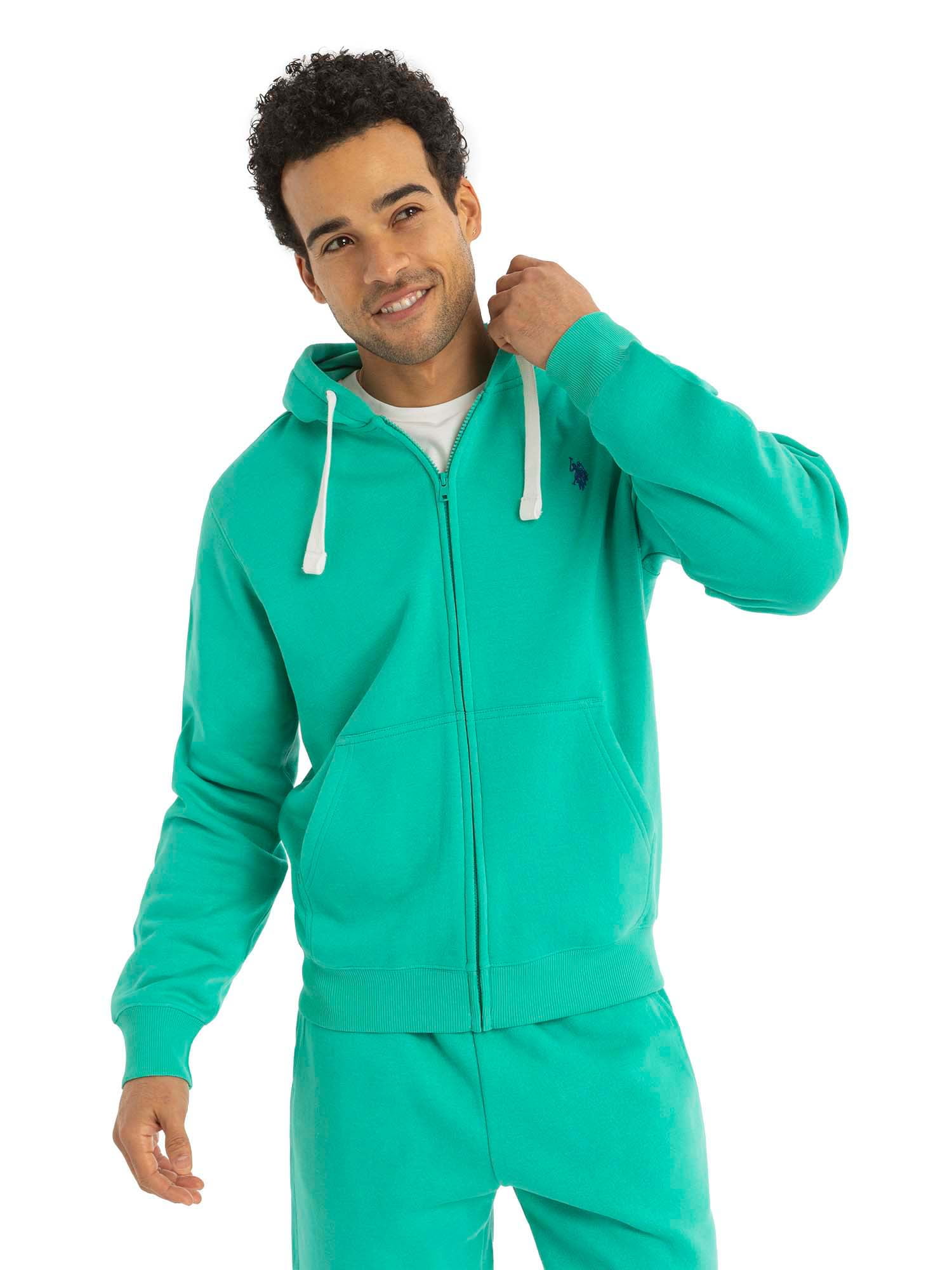 U.S. Polo Assn. Men's Everyday Full Zip Fleece Hoodie - Walmart.com