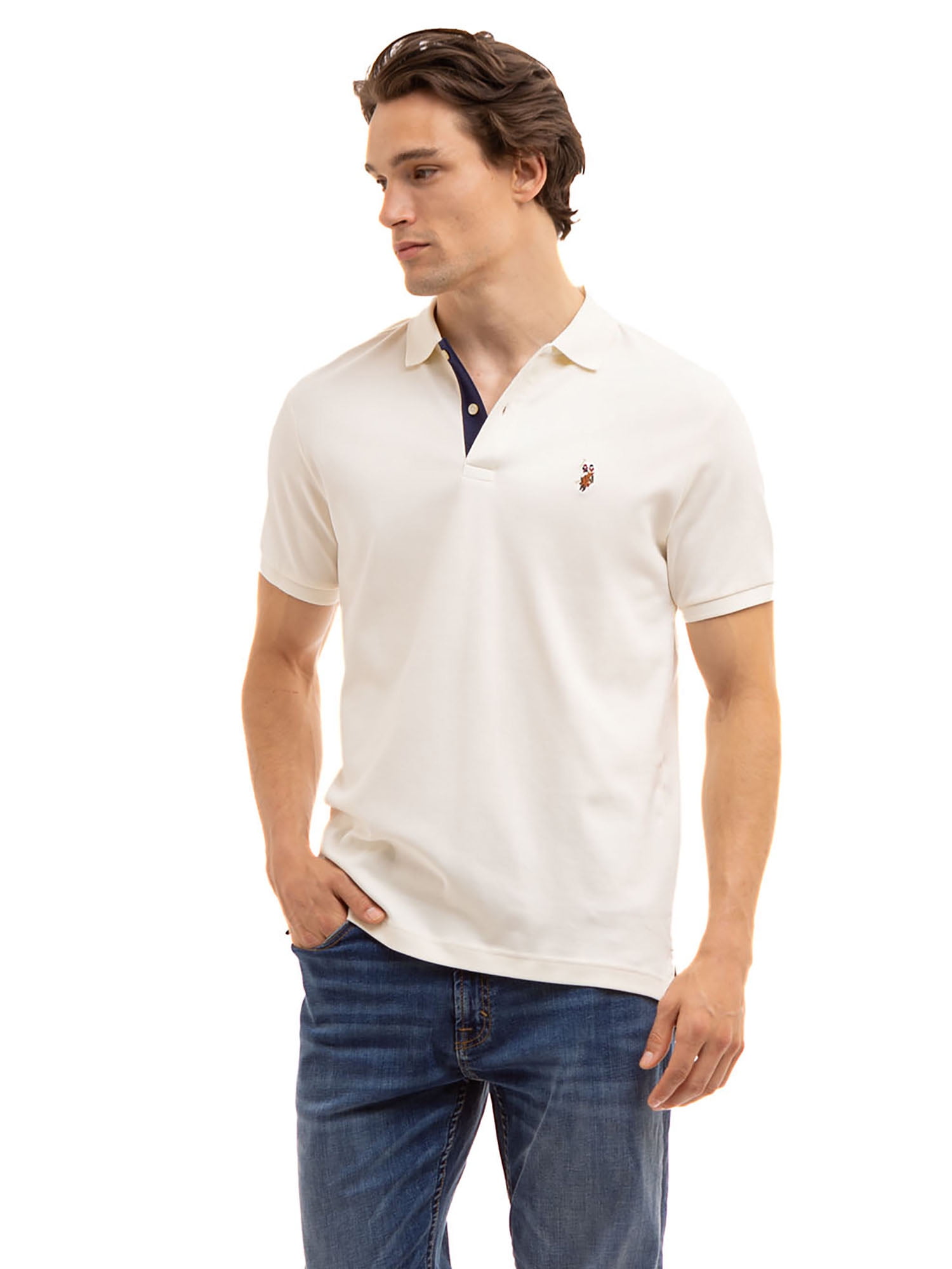 U.S. Polo Assn. Men's Interlock Polo Shirt - Walmart.com