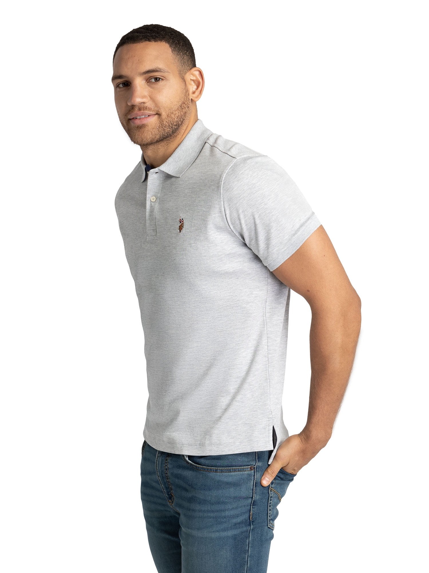 U.S. Polo Assn. Men's Interlock Polo Shirt - Walmart.com